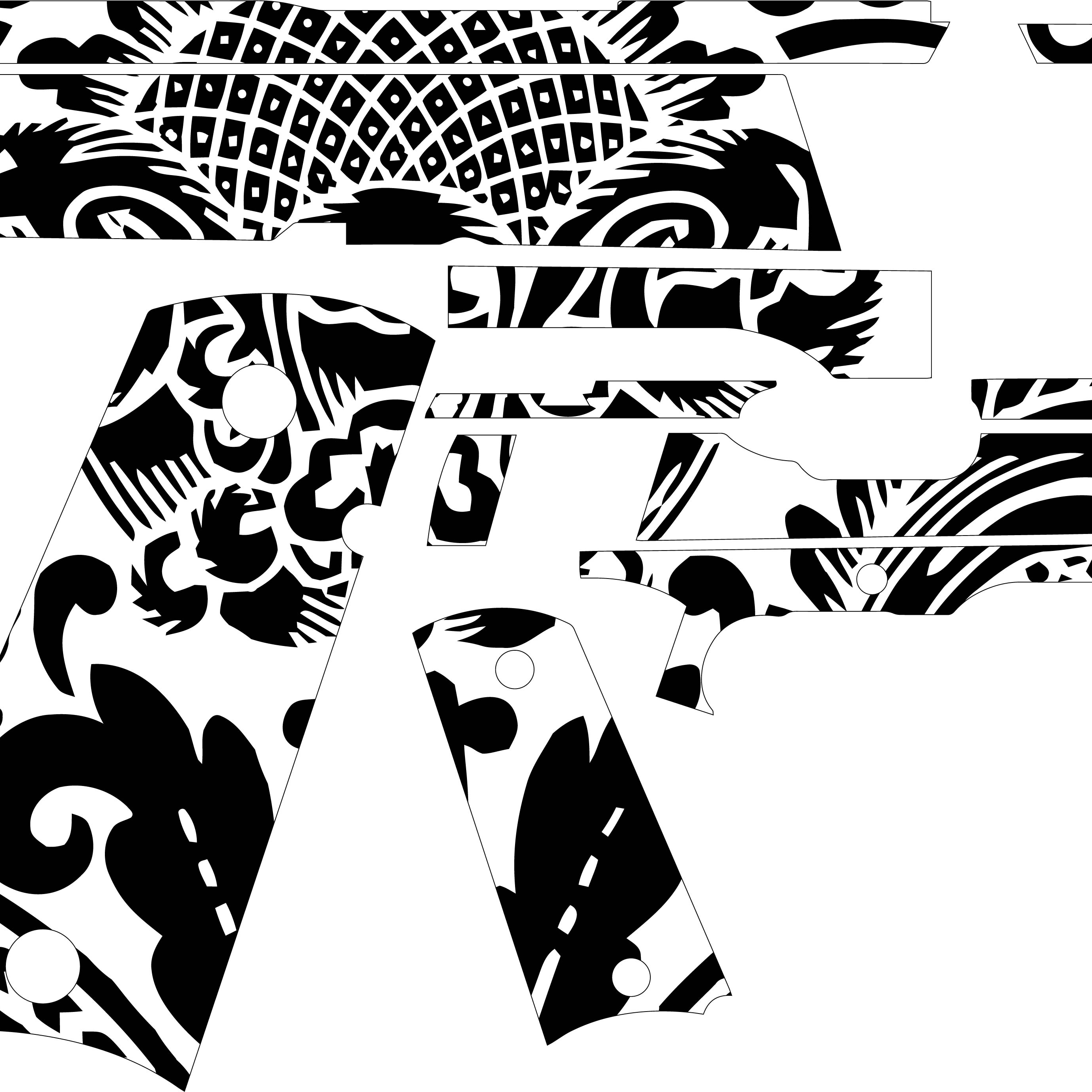 Kimber 1911 ultra DESIGN Hand Gun Ai, Vector, SVG Engraving | Inspire ...