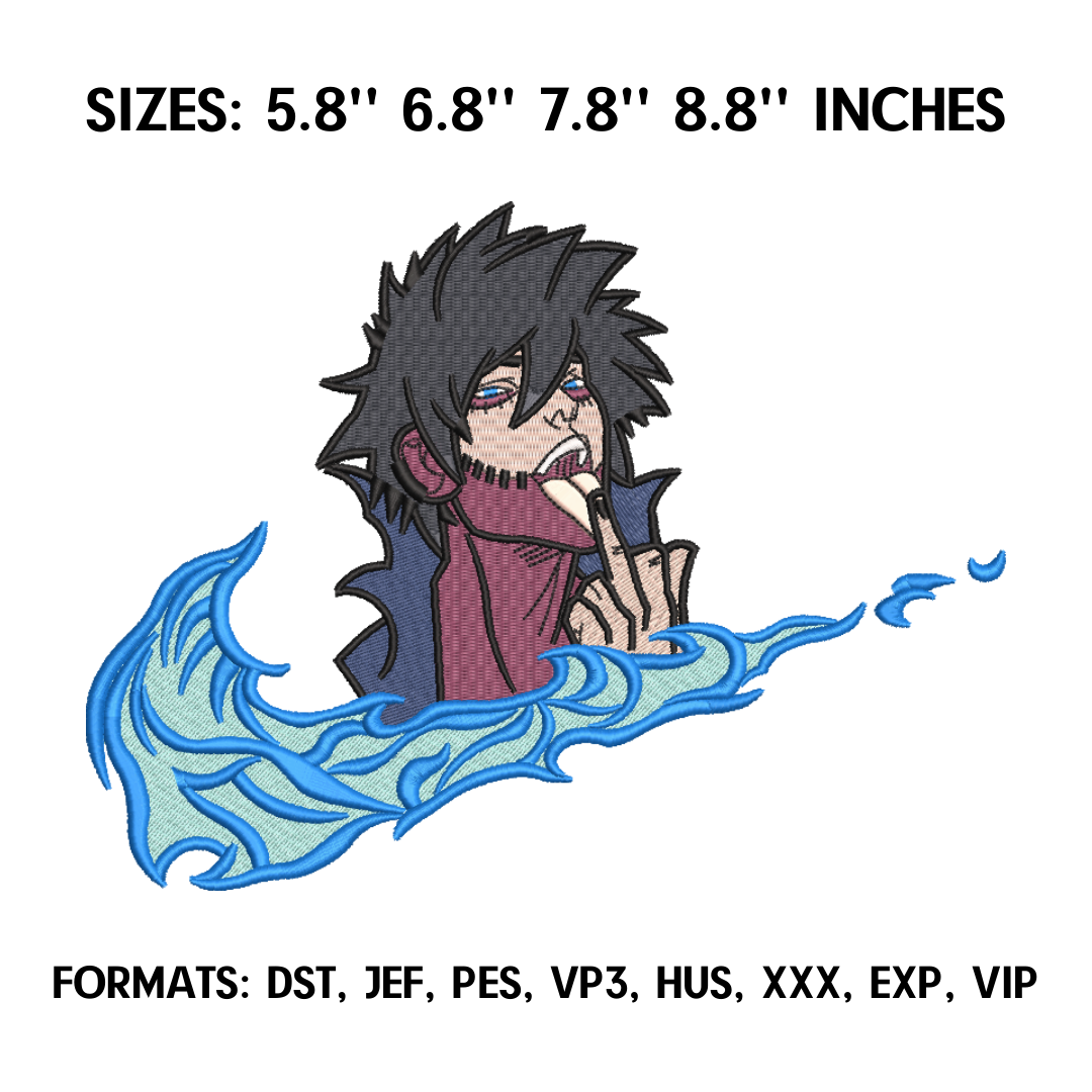 Dabi Embroidery Design File, My Hero Academia Anime Embroide - Inspire ...