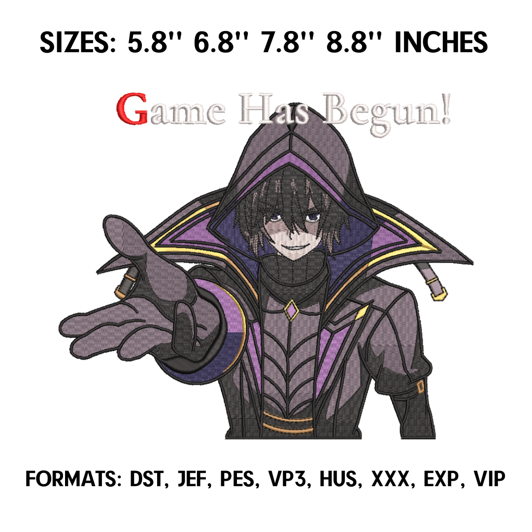 Shadow Garden Embroidery Design File, The Eminence in Shadow - Inspire ...