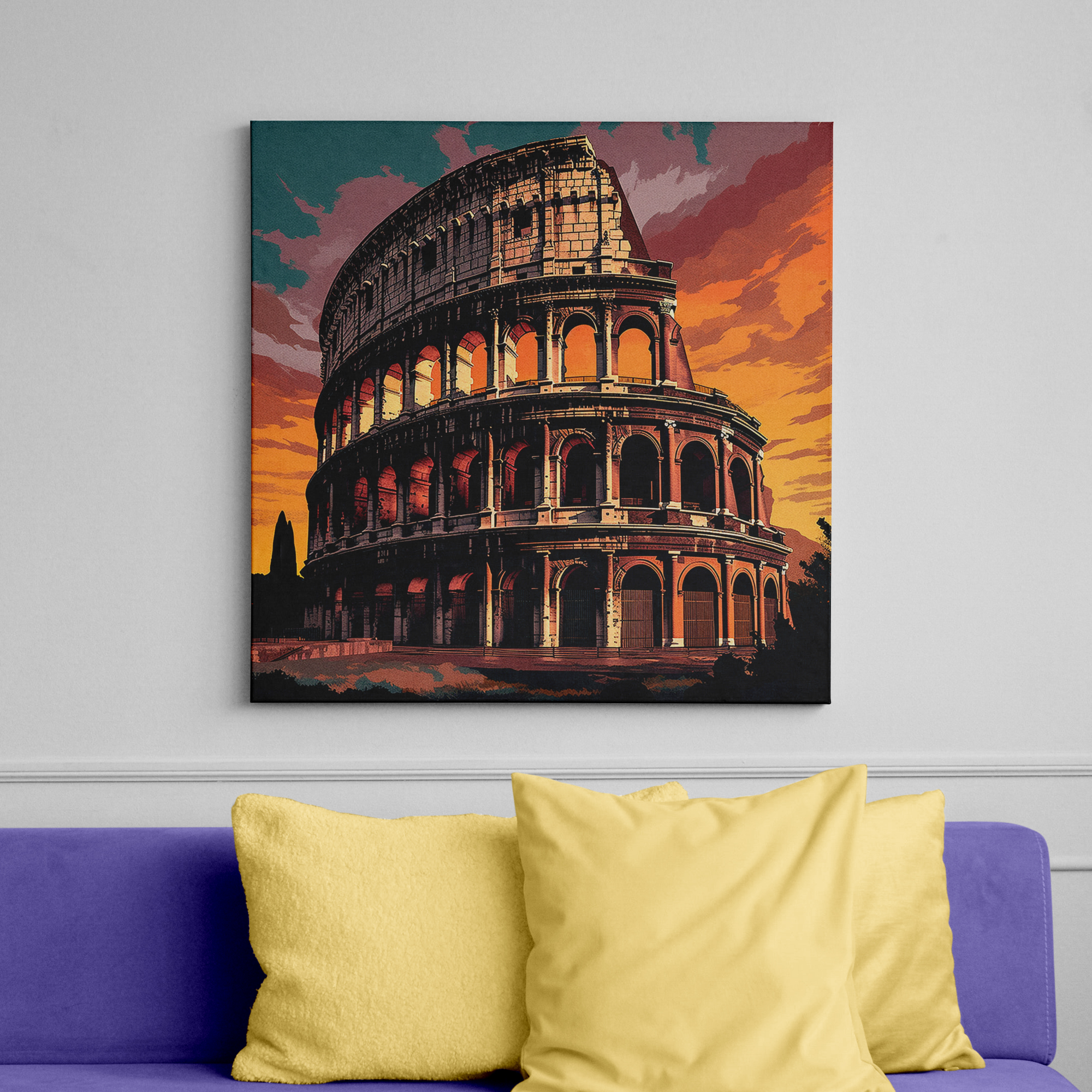 Colosseum Graphic Poster - Download and Print - Inspire Uplift