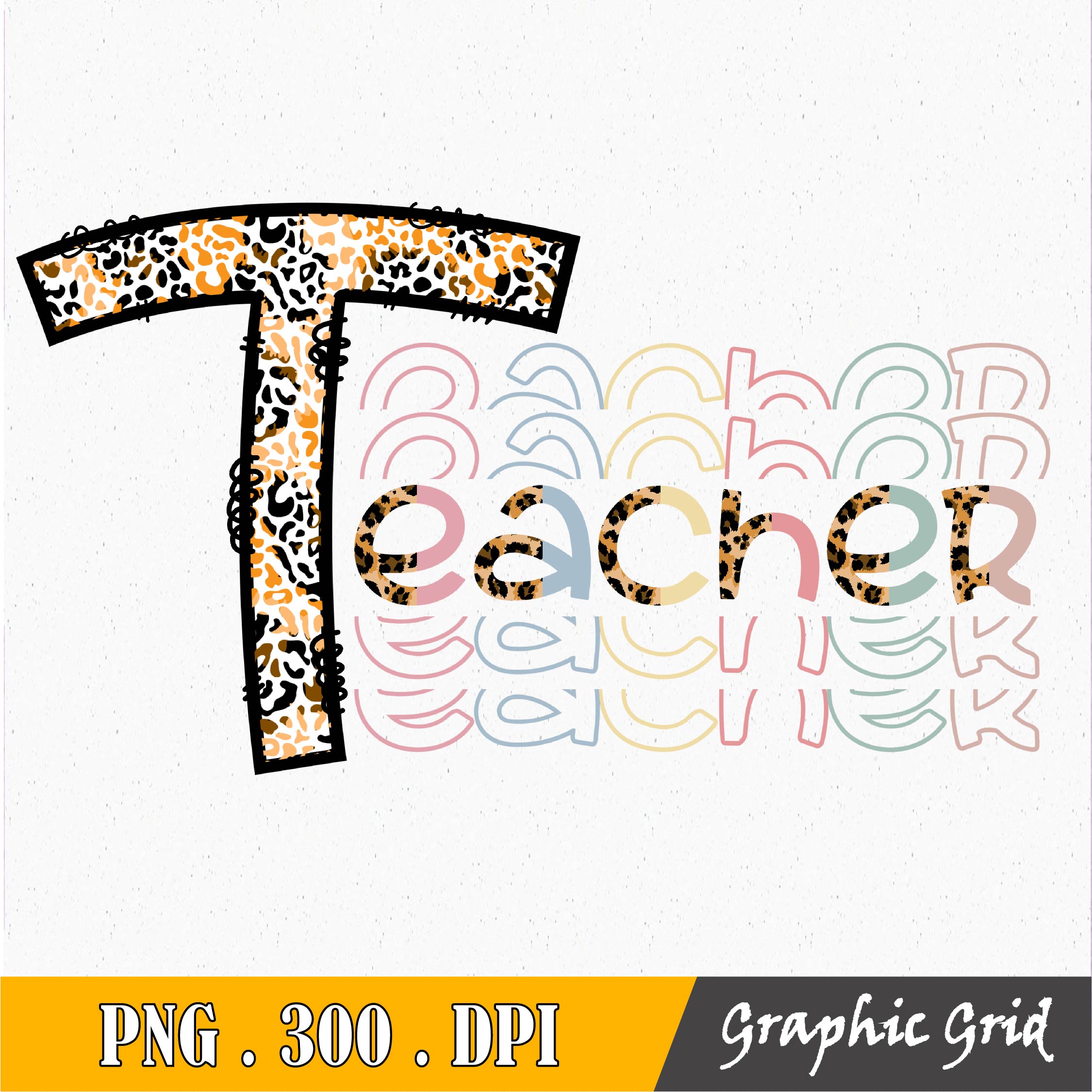 Teacher Sublimation Png, Teacher Png Sublimation File, Cute - Inspire ...