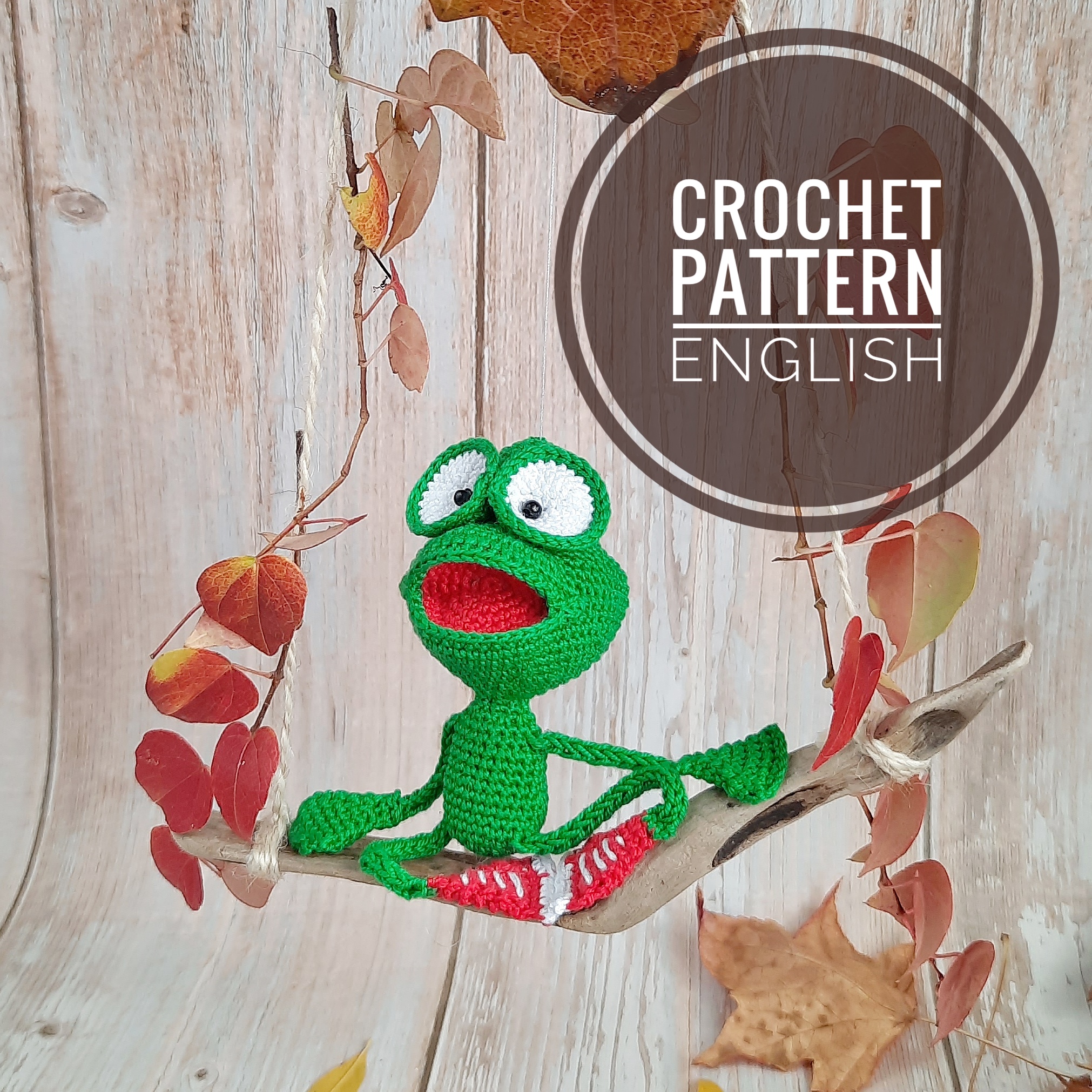 Pattern crochet soft toy Frog | Inspire Uplift