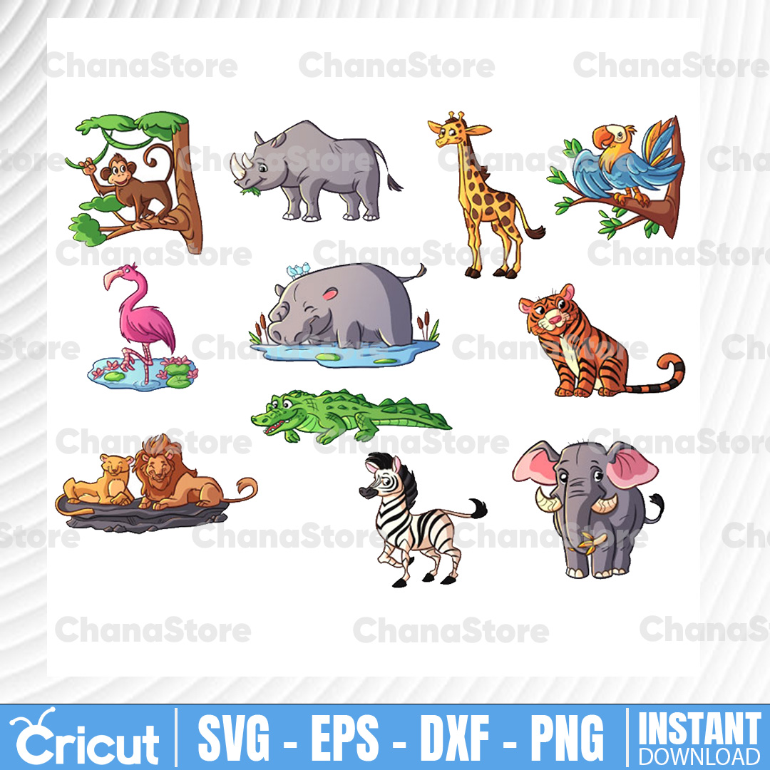 Zoo Animal Png, Zoo Animal Clipart, Safari Jungle Animal Cli | Inspire ...