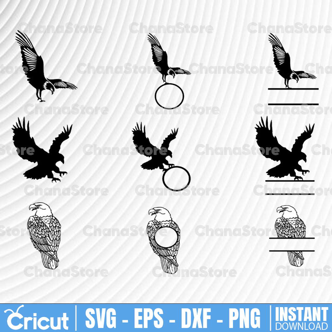 Eagle SVG Bundle, Eagle SVG, Eagle Clipart, Eagle Cut Files - Inspire ...