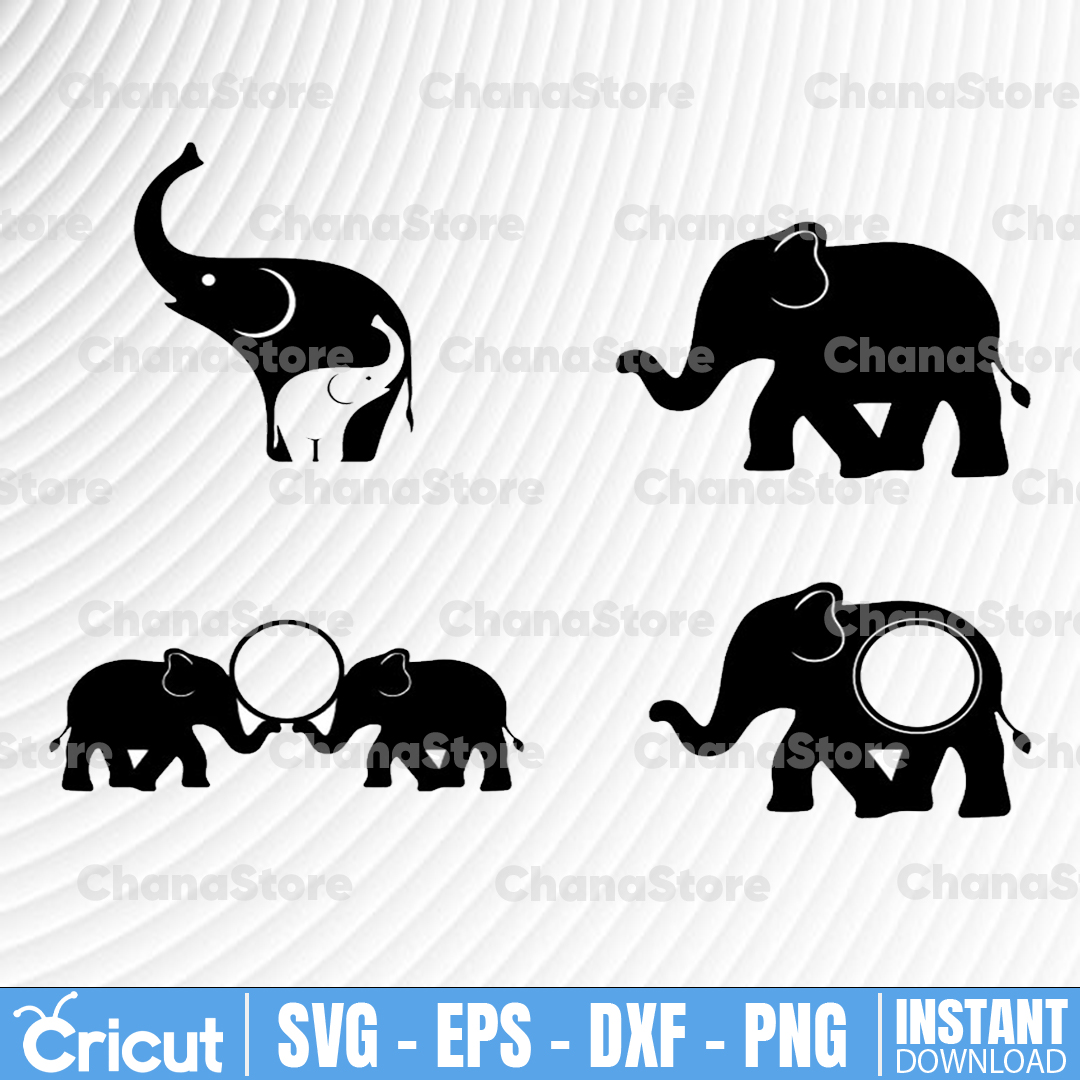Elephant SVG | Elephant SVG Bundle | Elephant Cut File | Ele | Inspire ...