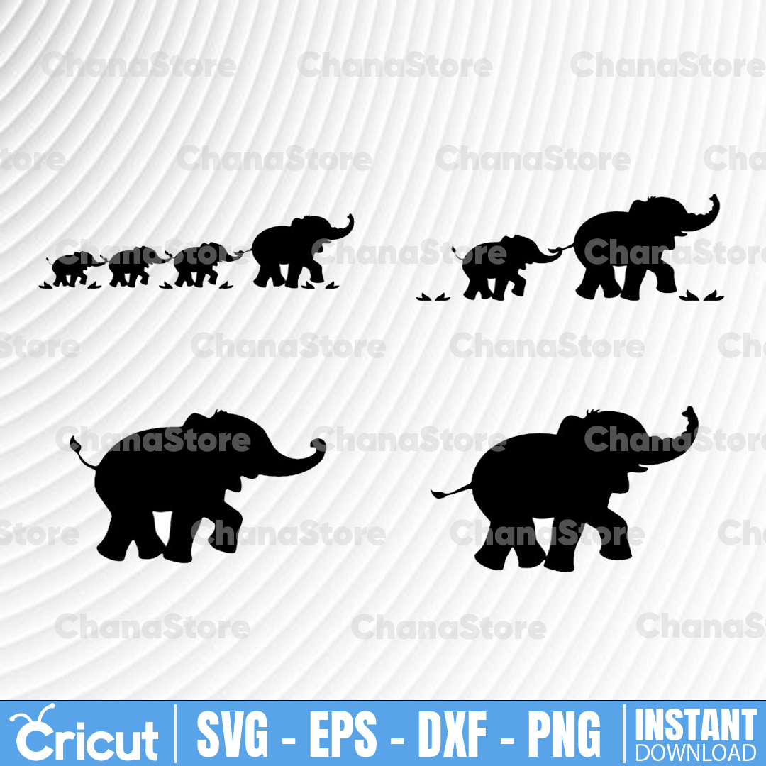Elephant SVG | Elephant SVG Bundle | Elephant Cut File | Ele - Inspire ...