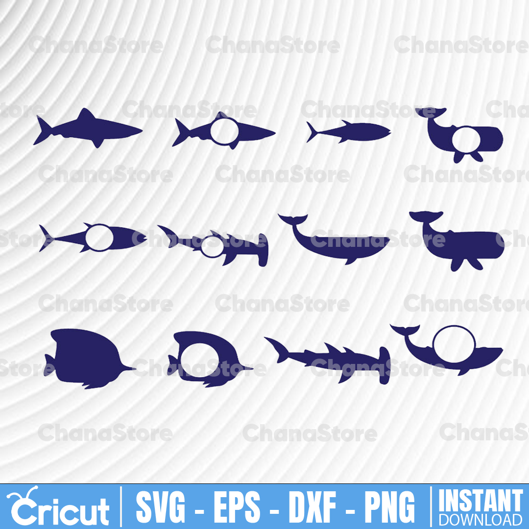 Fish SVG | Fish SVG Bundle | Fish Silhouette | Fish Cut File | Inspire ...