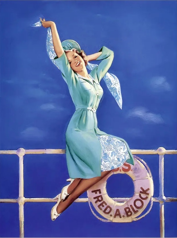 Vintage Pin Up Girl - Cross Stitch Pattern Counted Vintage P | Inspire ...