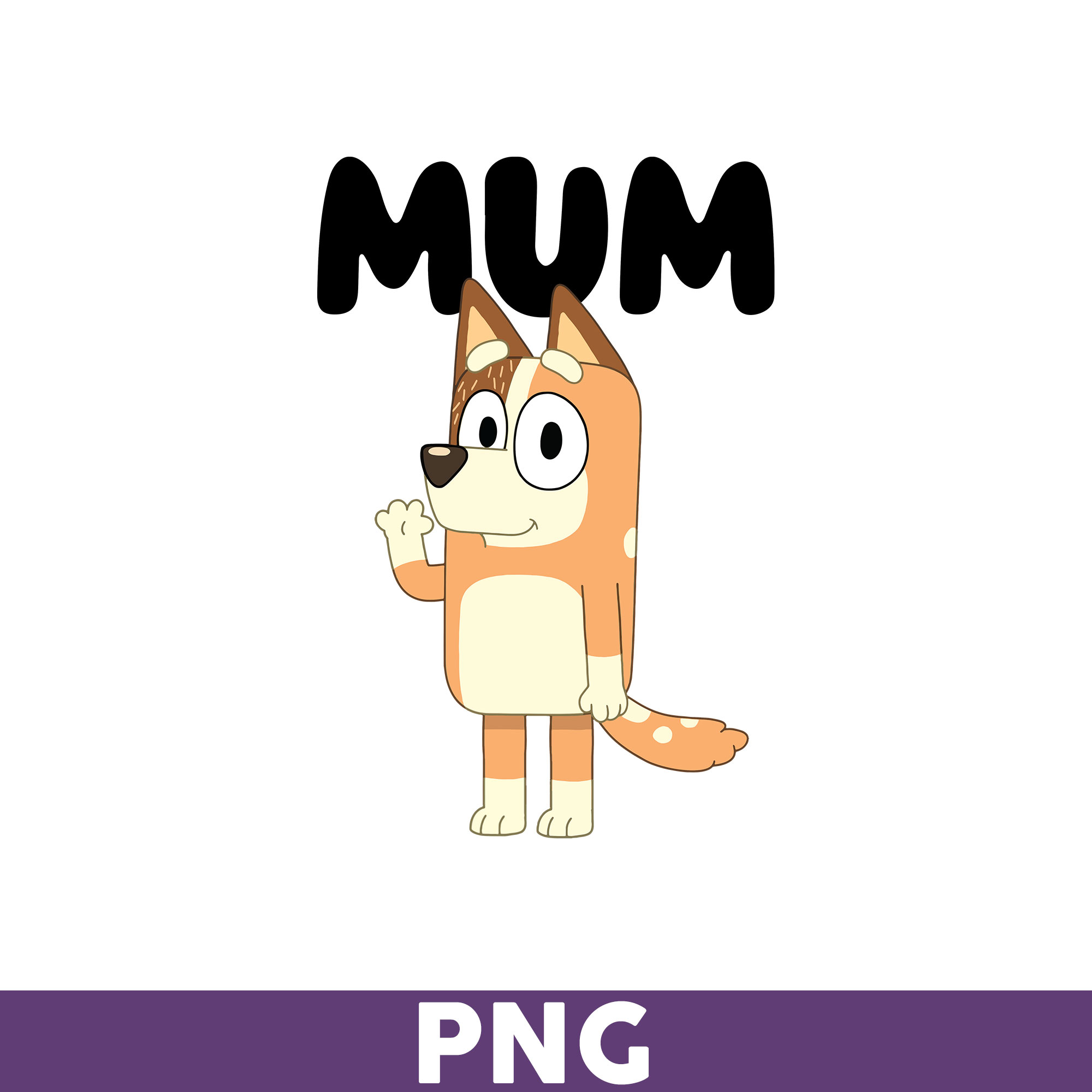 Bingo Mum Png, Bluey Png, Bingo Png, Bluey Dog Png, Bluey Bi | Inspire ...