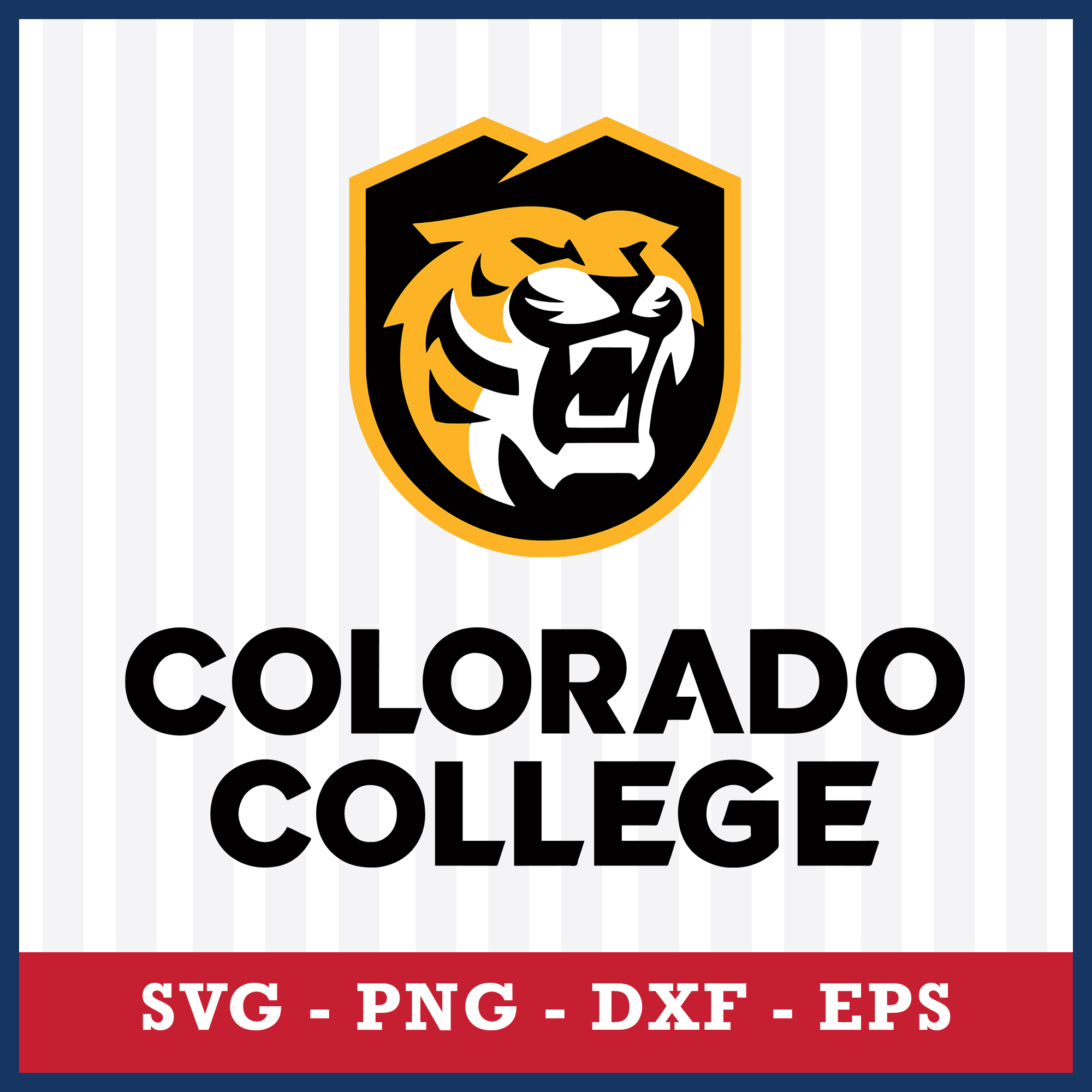 Logo Colorado College Tigers 2 Svg, NCAA Svg, Sport Svg, Png | Inspire ...