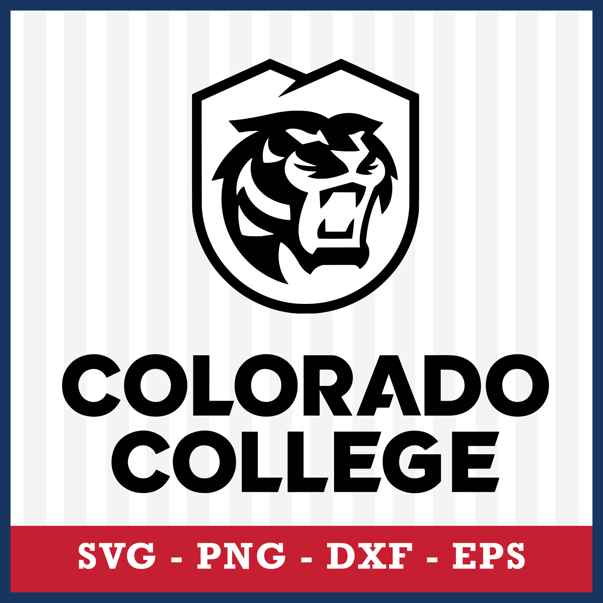 Logo Colorado College Tigers 6 Svg, NCAA Svg, Sport Svg, Png | Inspire ...
