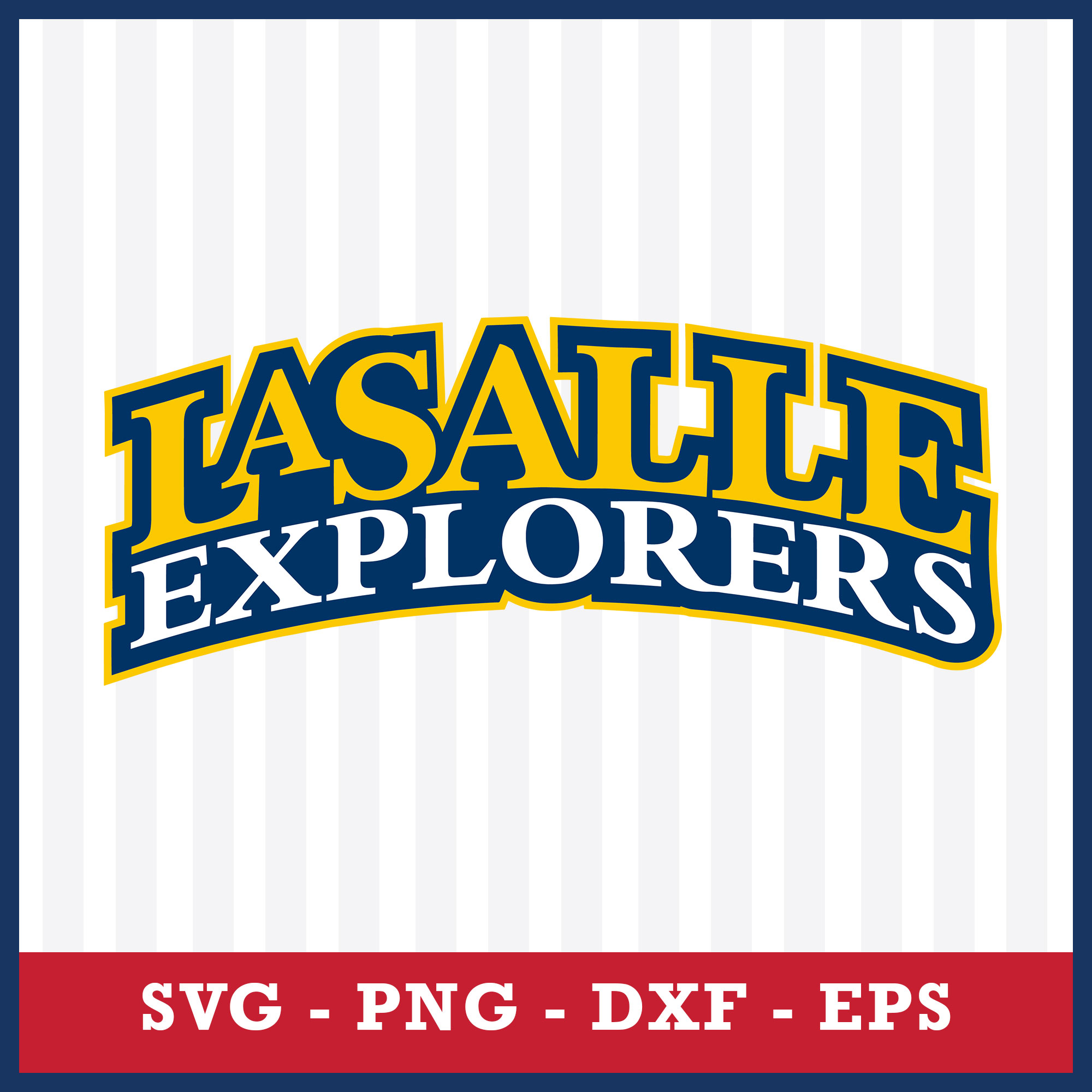 Logo La Salle Explorers 5 Svg, NCAA Svg, Sport Svg, Png Dxf - Inspire ...