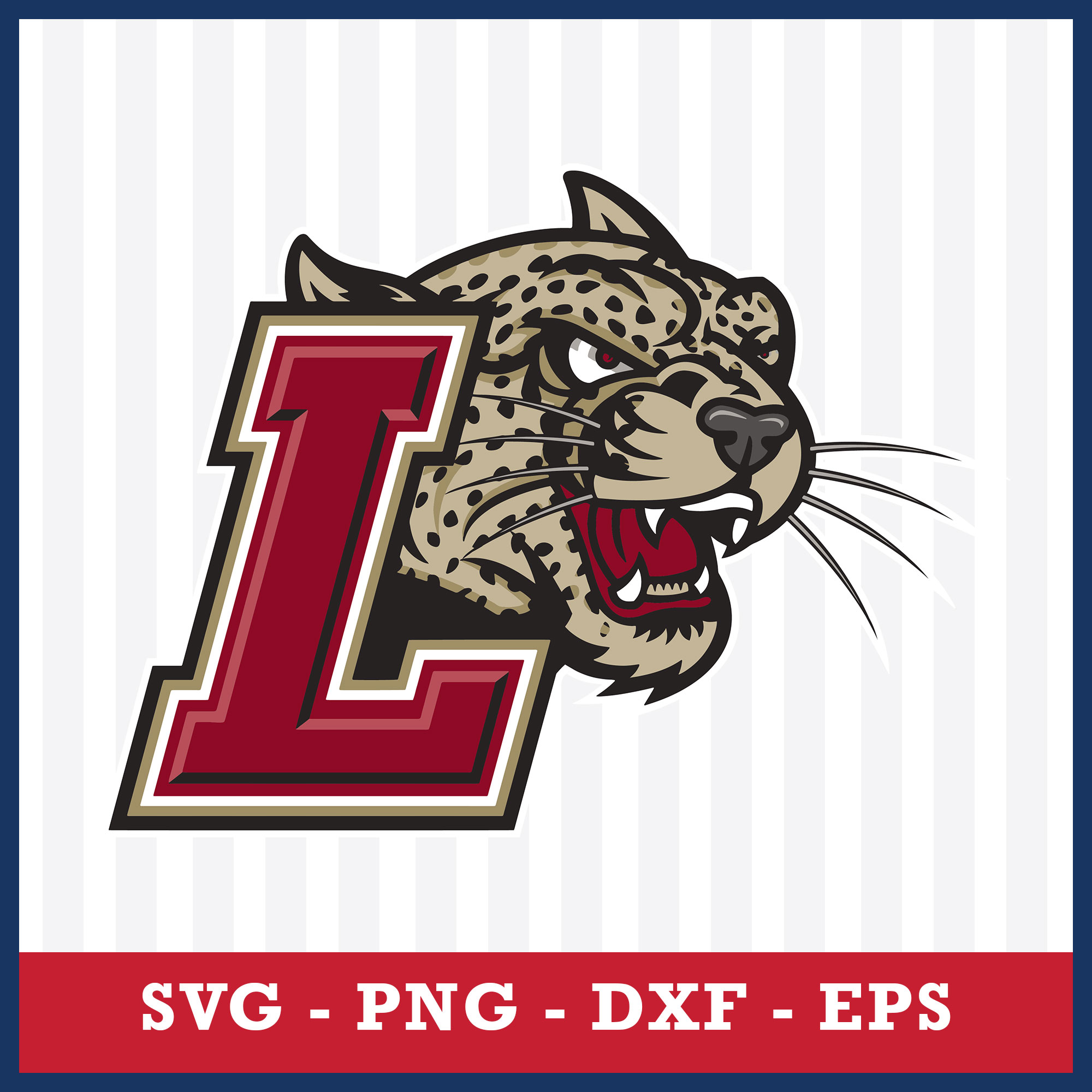 Logo Lafayette Leopards 6 Svg, NCAA Svg, Sport Svg, Png Dxf | Inspire ...