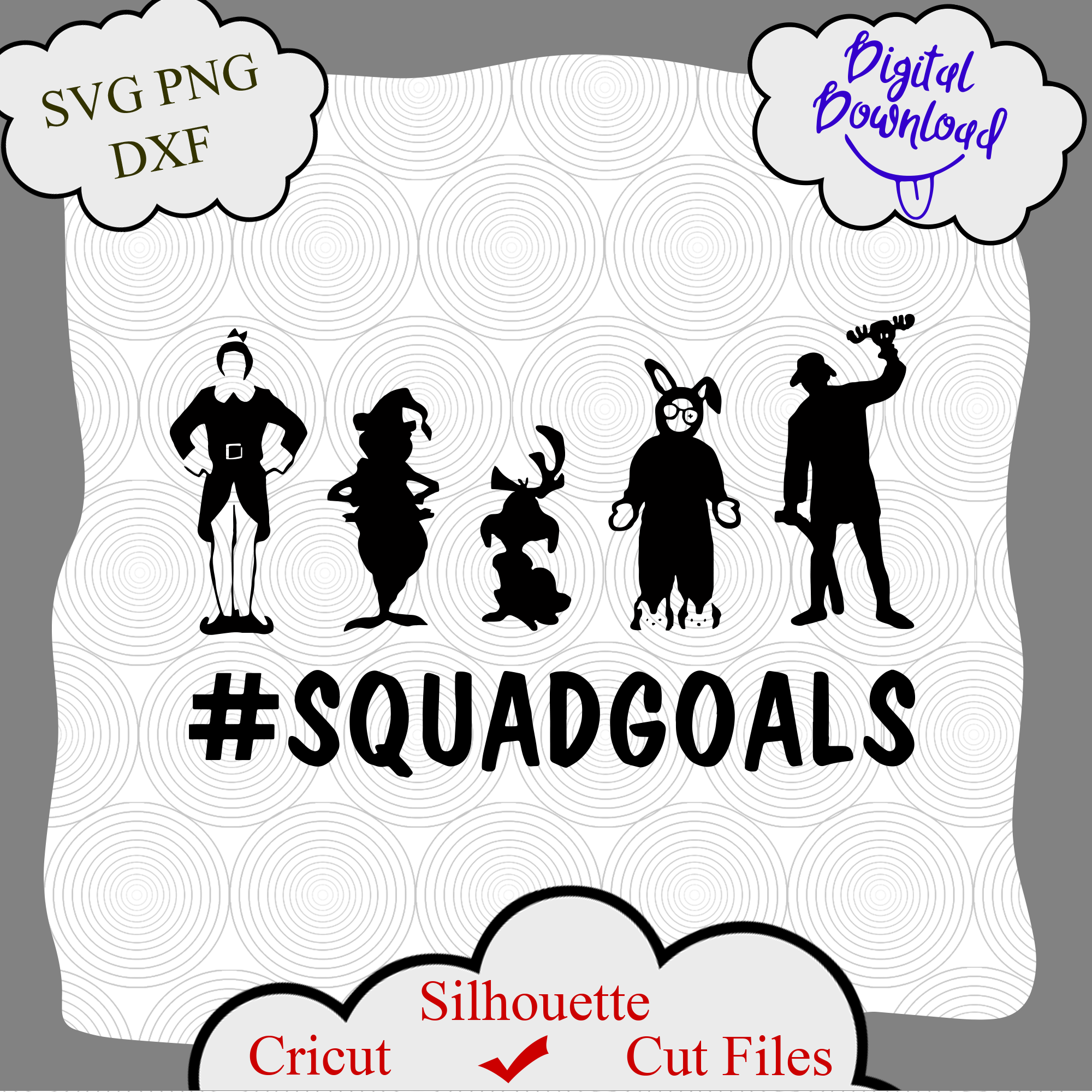 Christmas Squad Goals svg file, Squad Goals svg, Squad Goals | Inspire ...