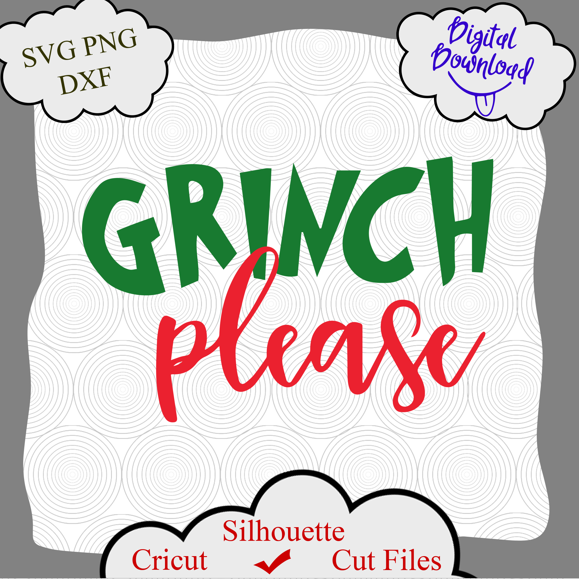 Grinch please svg, Christmas funny svg, Grinch svg, Christma - Inspire ...