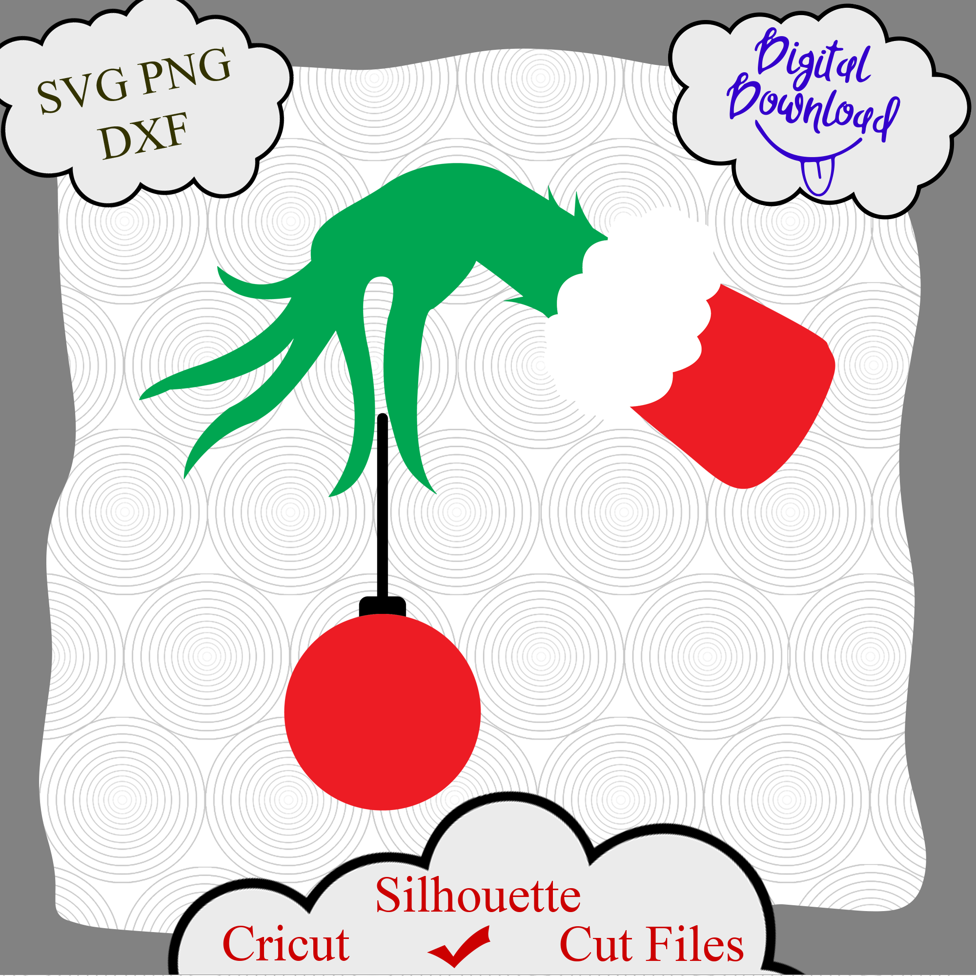 Grinch hand svg, Grinch svg, grinch christmas shirt, grinch | Inspire ...