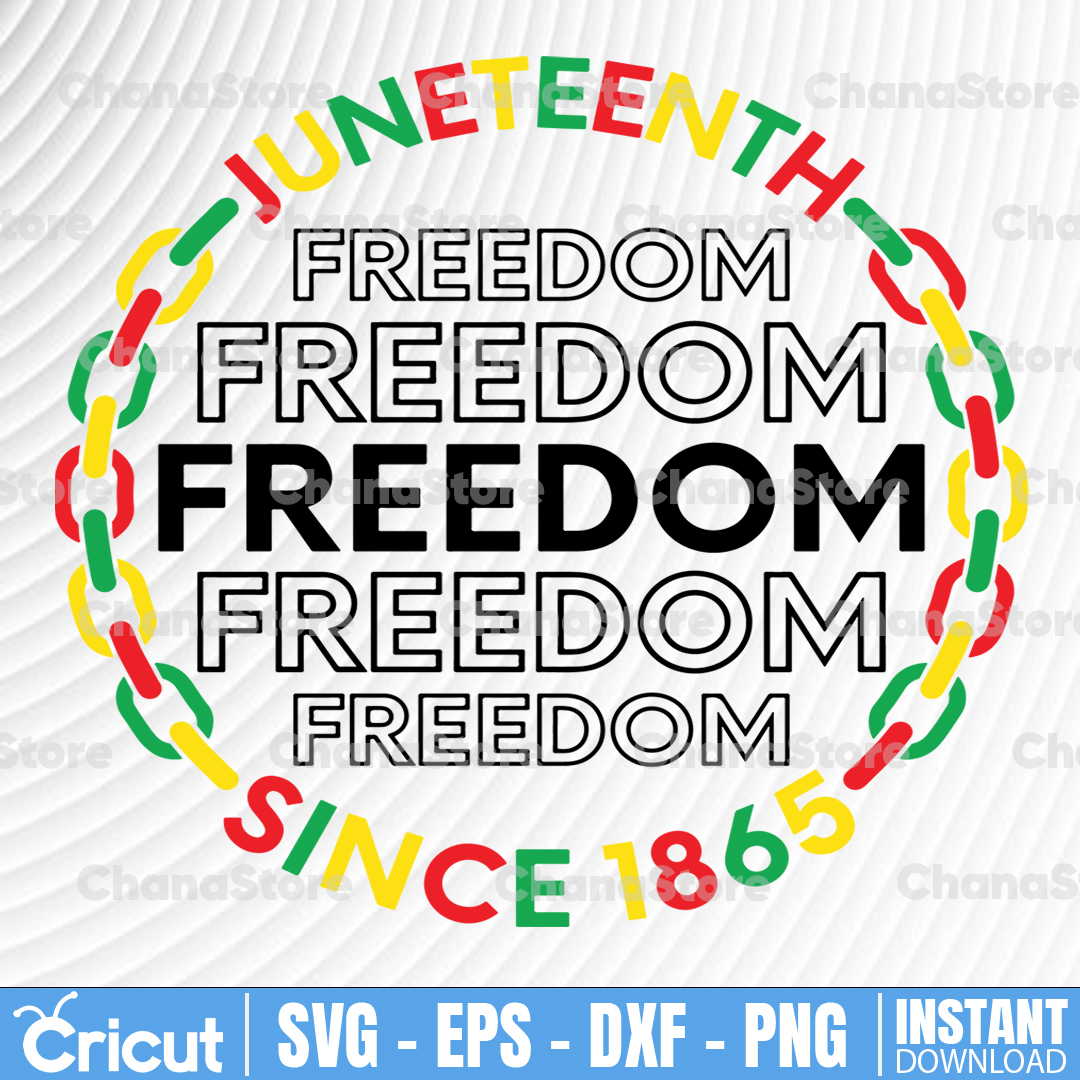 Juneteenth SVG Freedom Day SVG Cut file vinyl decal for silh | Inspire ...
