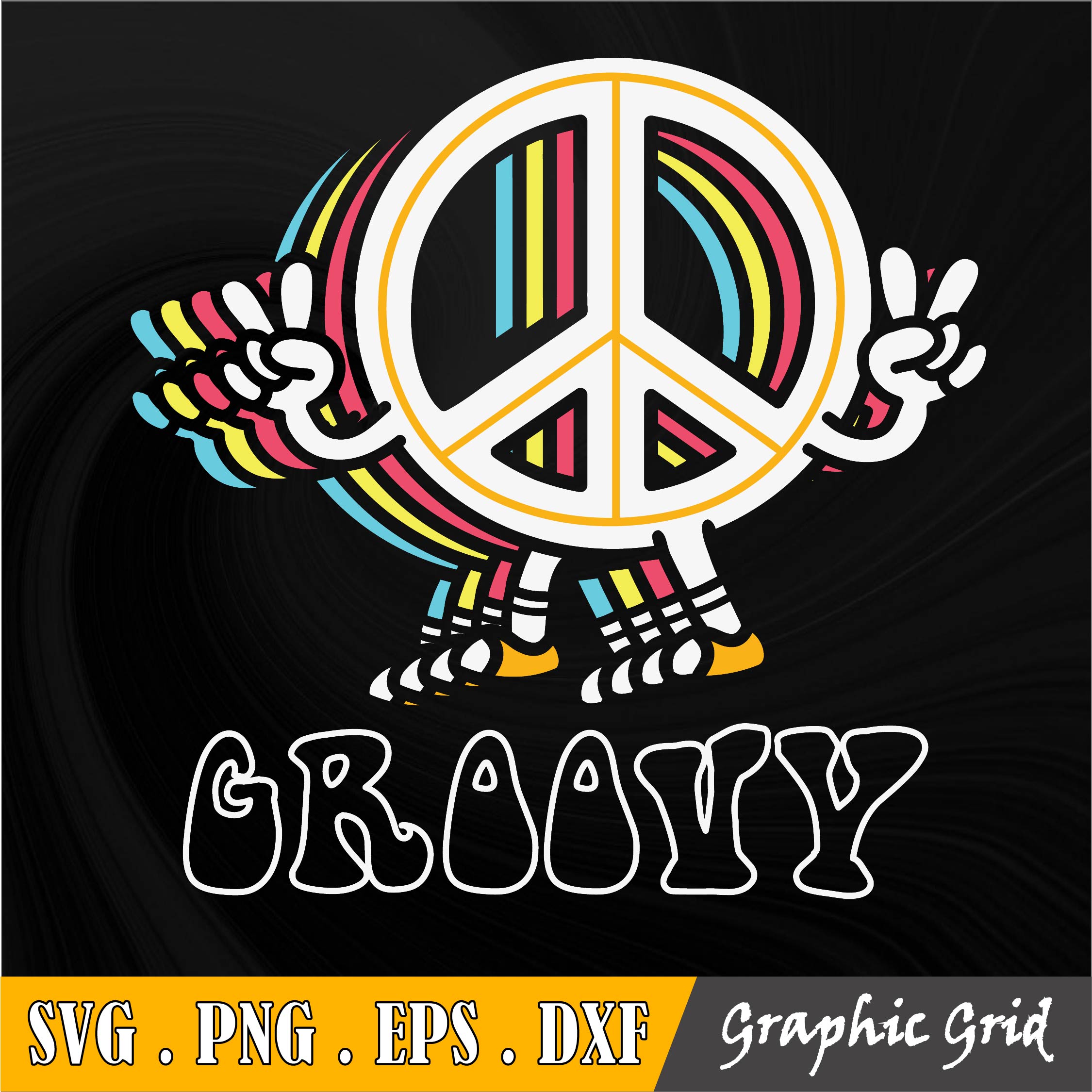 Groovy svg files, retro svg, retro cricut, inspirational svg | Inspire ...