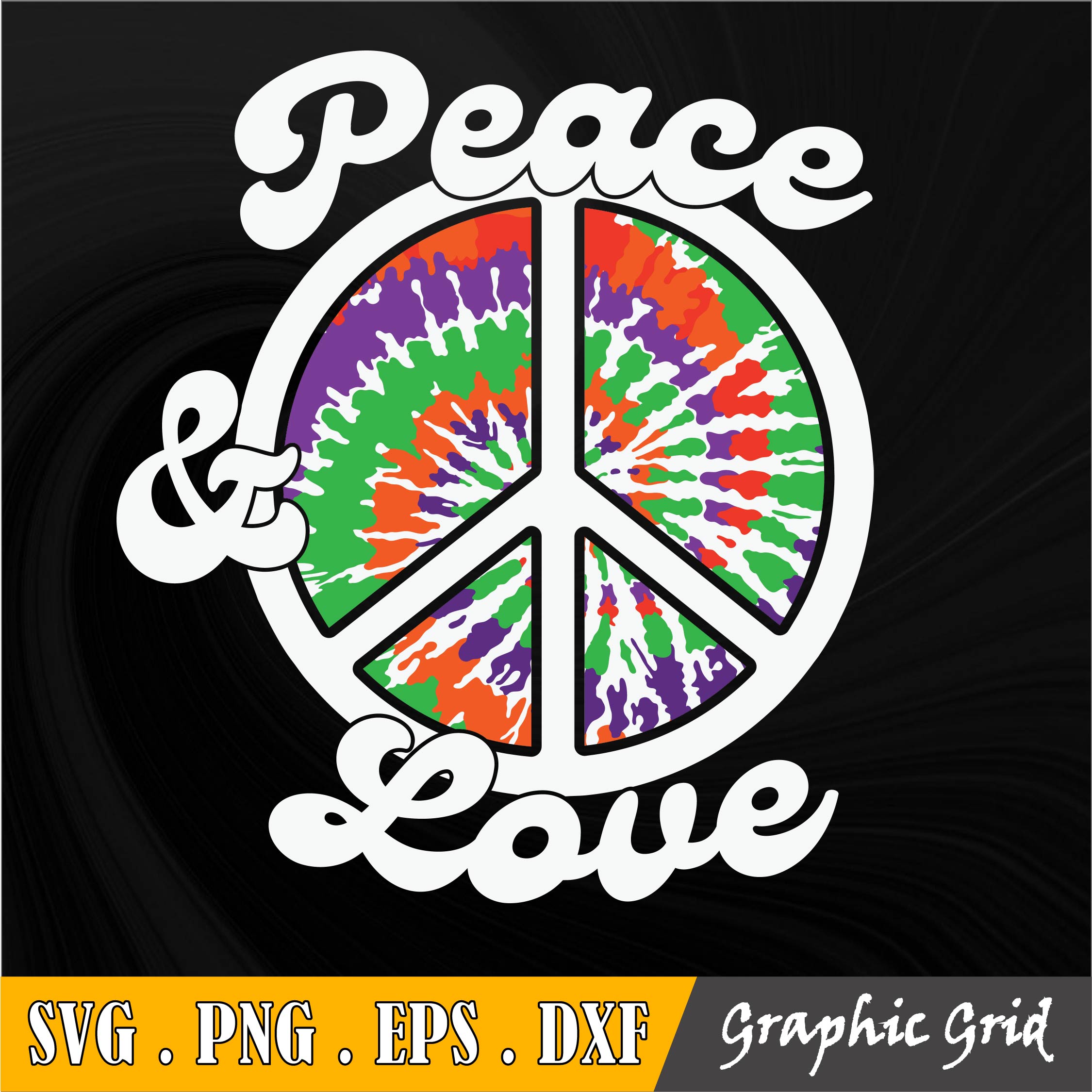 Peace and Love SVG, Retro Wavy Text SVG, Hippie SVG, , peace | Inspire ...