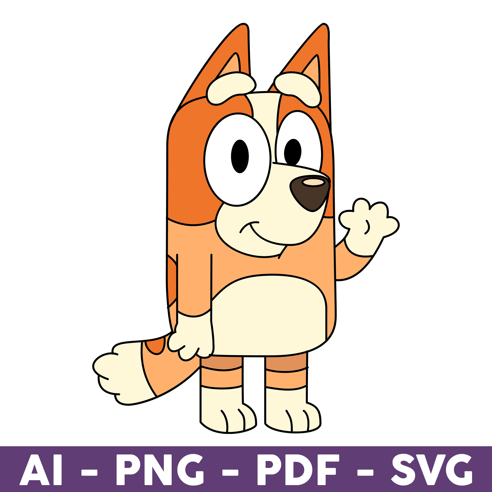 Bingo Svg, Bluey And Bingo Svg, Bluey Svg, Bluey Dog Svg, Ca | Inspire ...