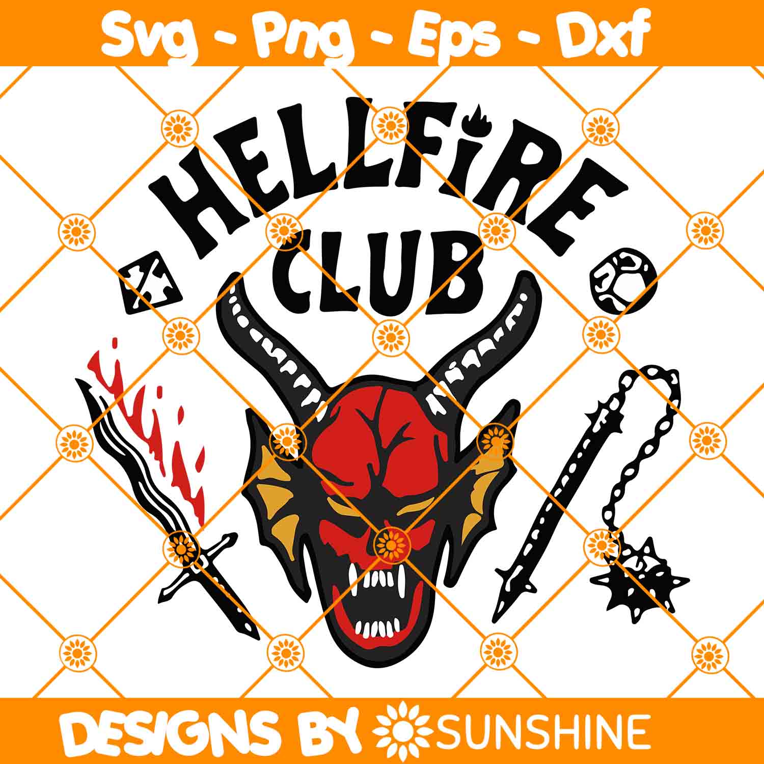Hellfire Club Svg, Stranger Things Svg, Stranger Things Ss4 | Inspire Uplift