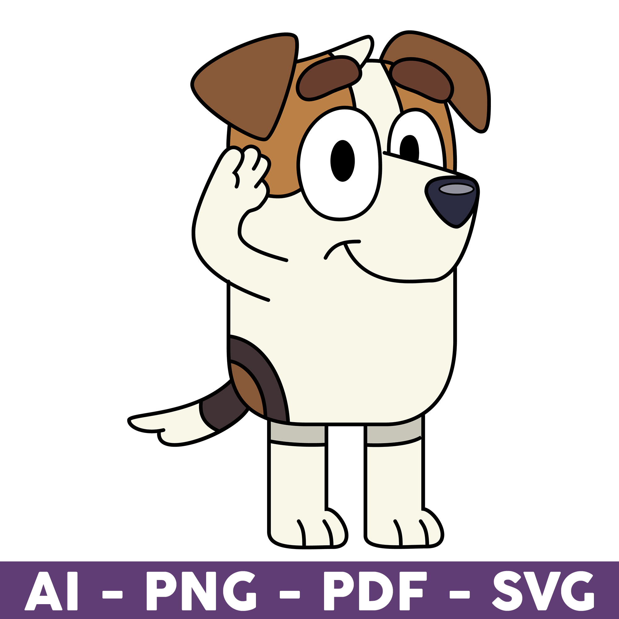 Bluey Character Svg - Singapore