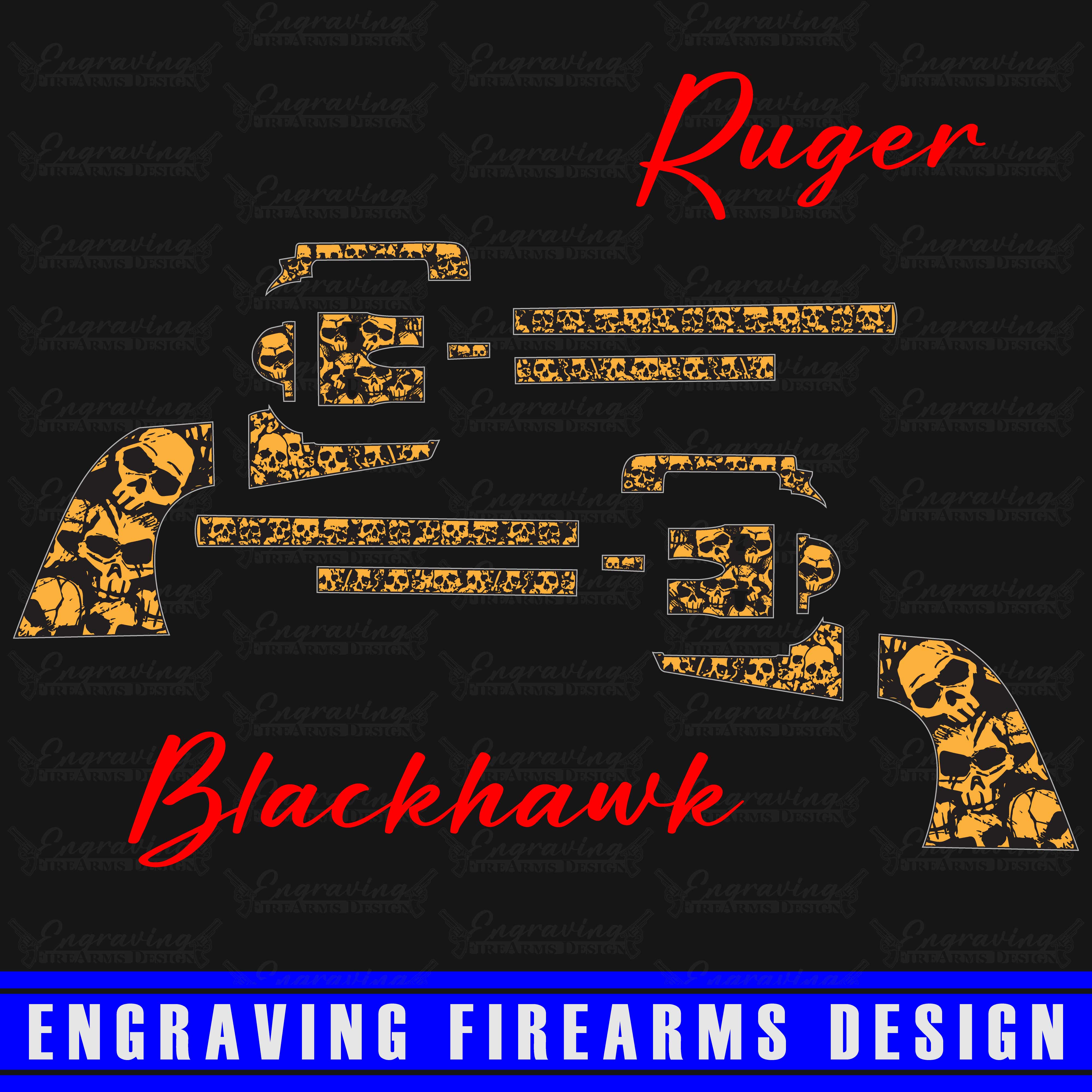 Engraving Firearms Design Ruger Blackhawk Skull Design | Inspire Uplift