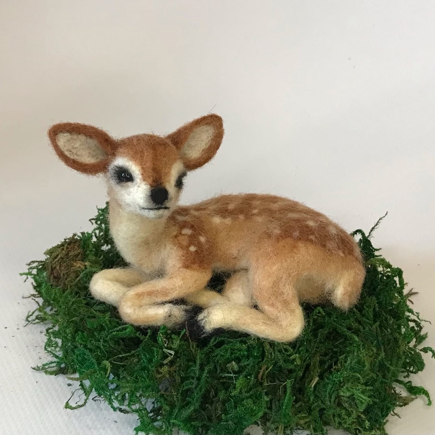 Little deer. Realistic felt toy. | Inspire Uplift