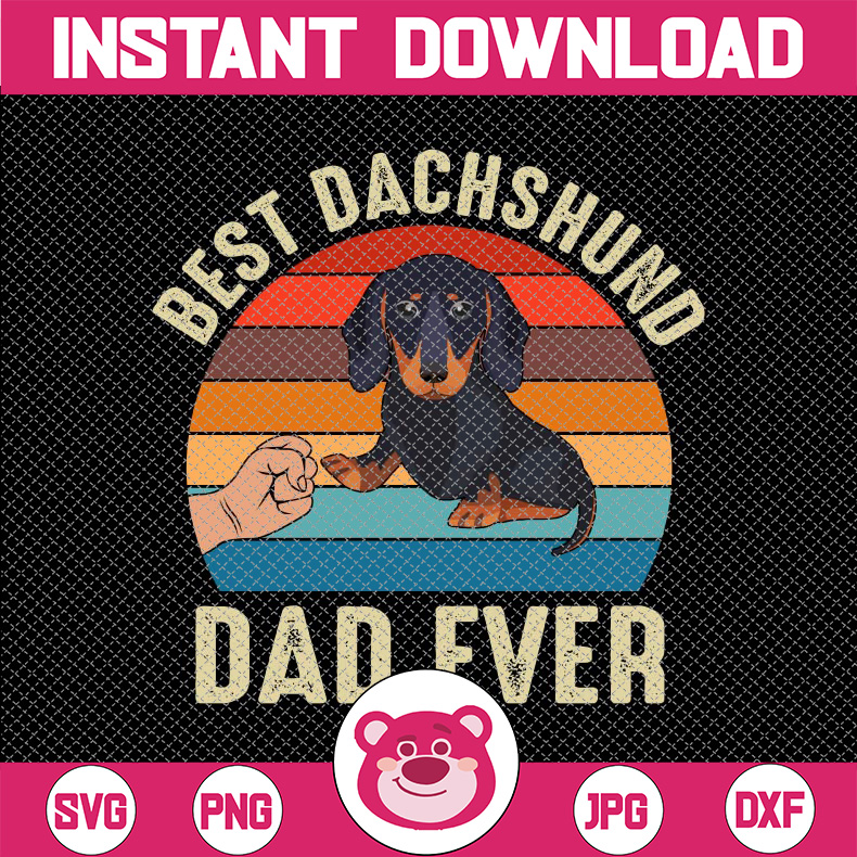 Best Dachshund Dad Ever png, Gift Idea Gifts Dog Lover , Dog | Inspire ...