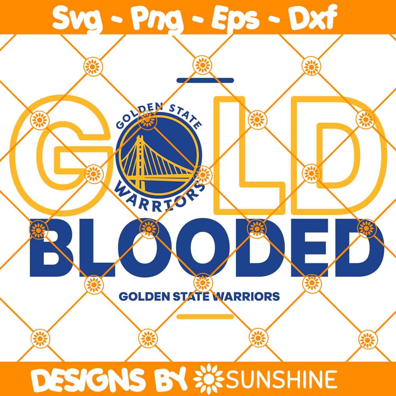 Golden State Warriors Gold Blood Svg, Gold Blooded Svg, Gold | Inspire ...