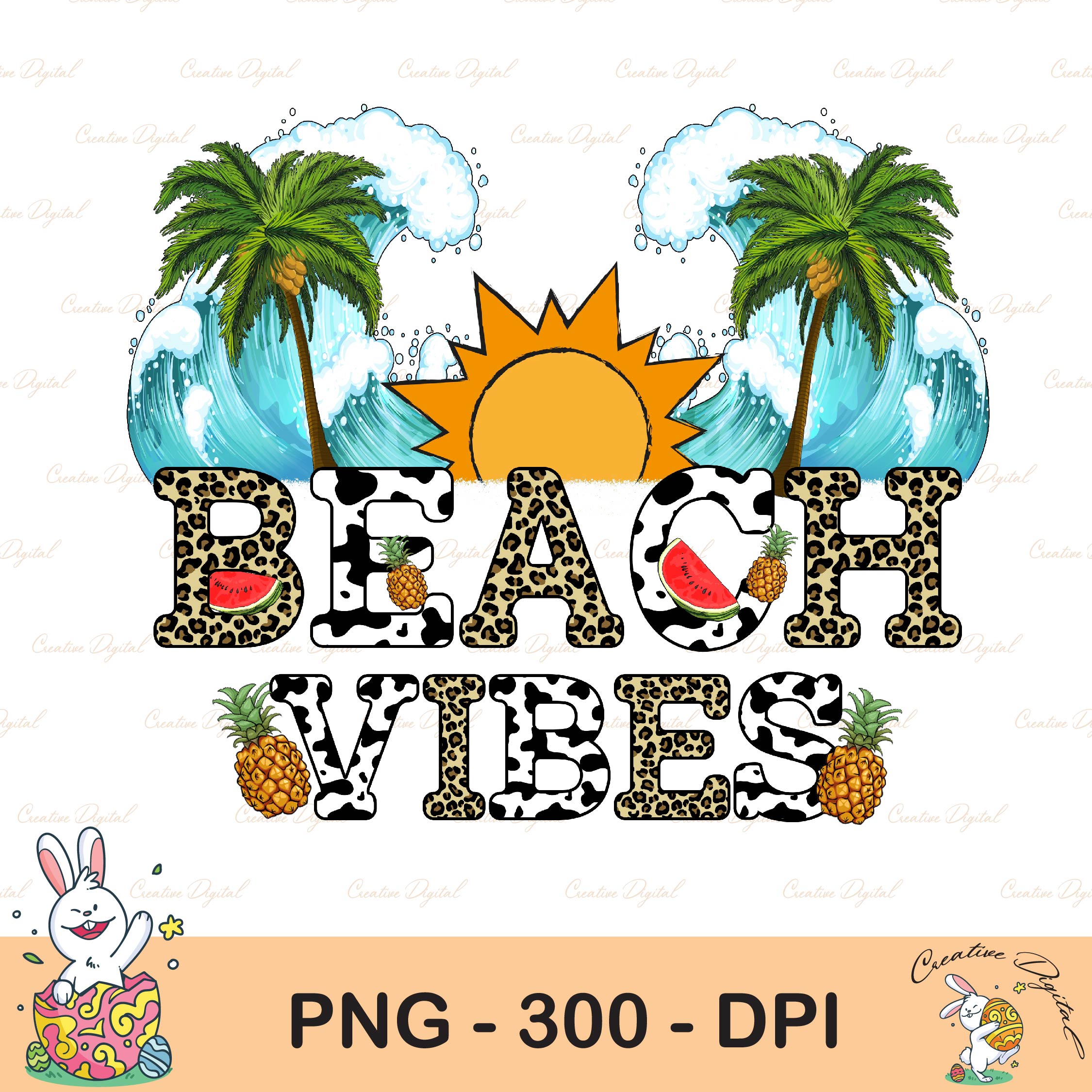 Beach Vibes Sublimation Designs, Beach Sublimation, PNG, Pri | Inspire ...