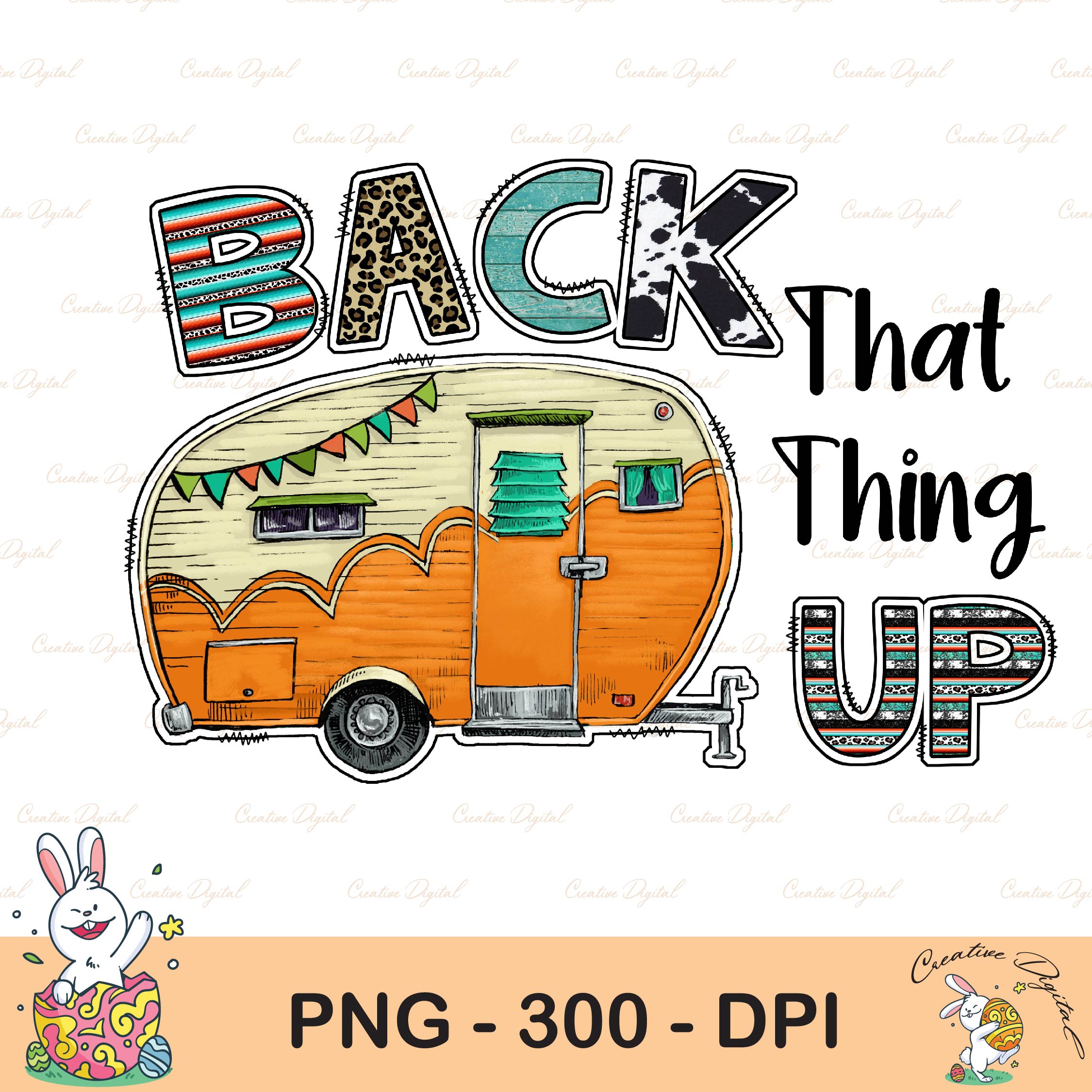 Back That Thing Up Camping png, Instant Download, Design Sub | Inspire ...
