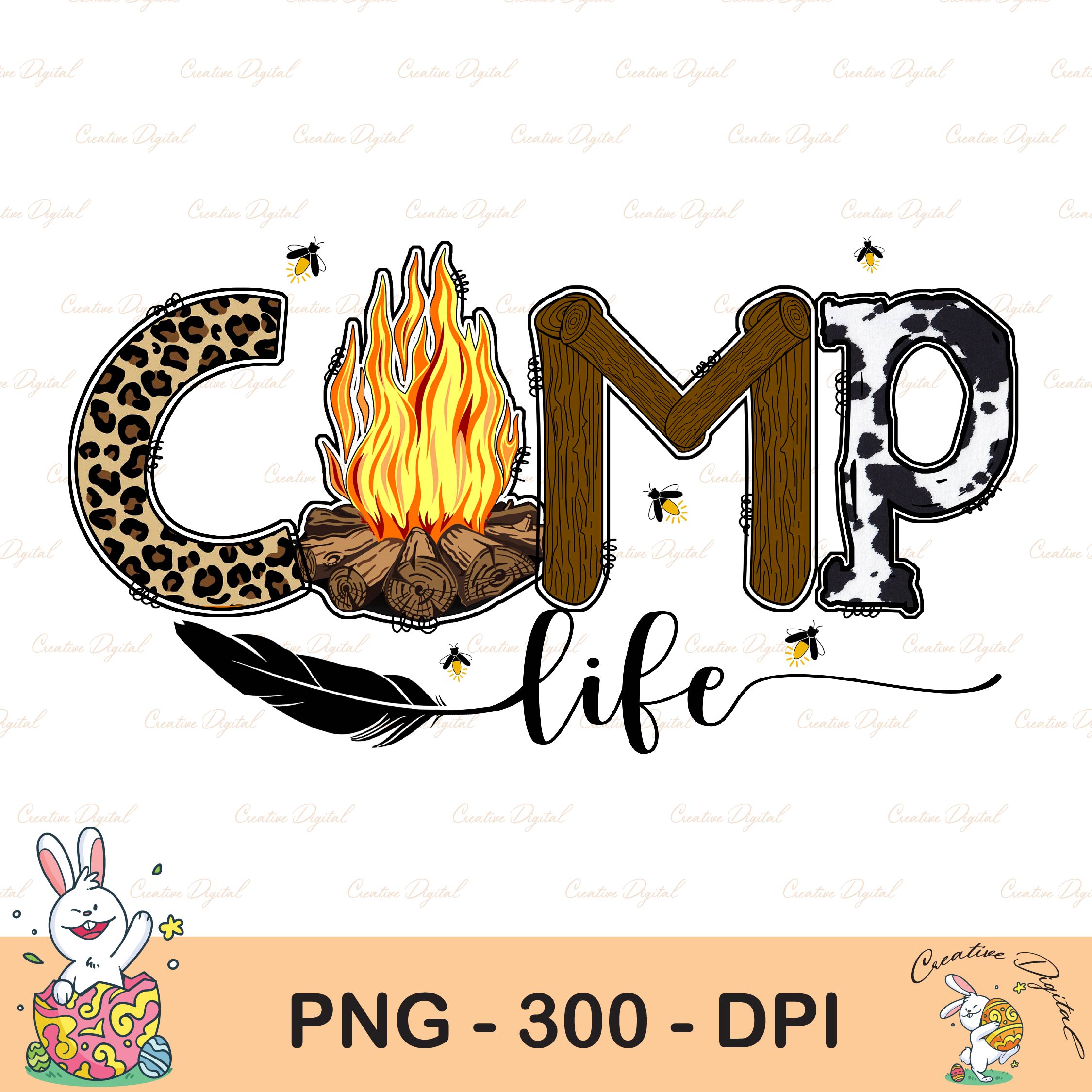 Camp Life PNG File, Camp PNG, Camping Design PNG, Leopard, C - Inspire ...