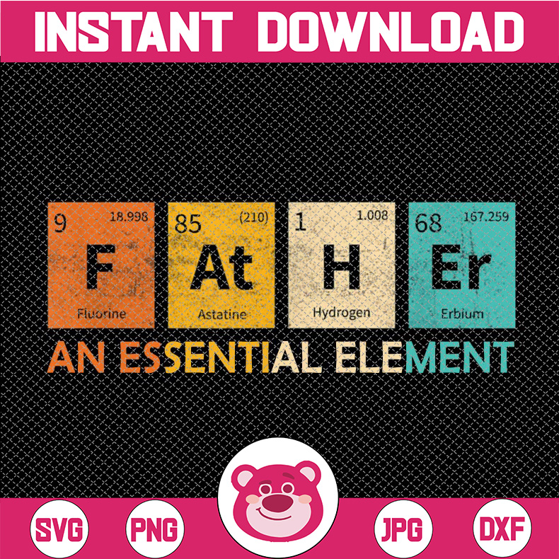 Father The Essential Element, Periodic Table, Png File, Inst | Inspire ...