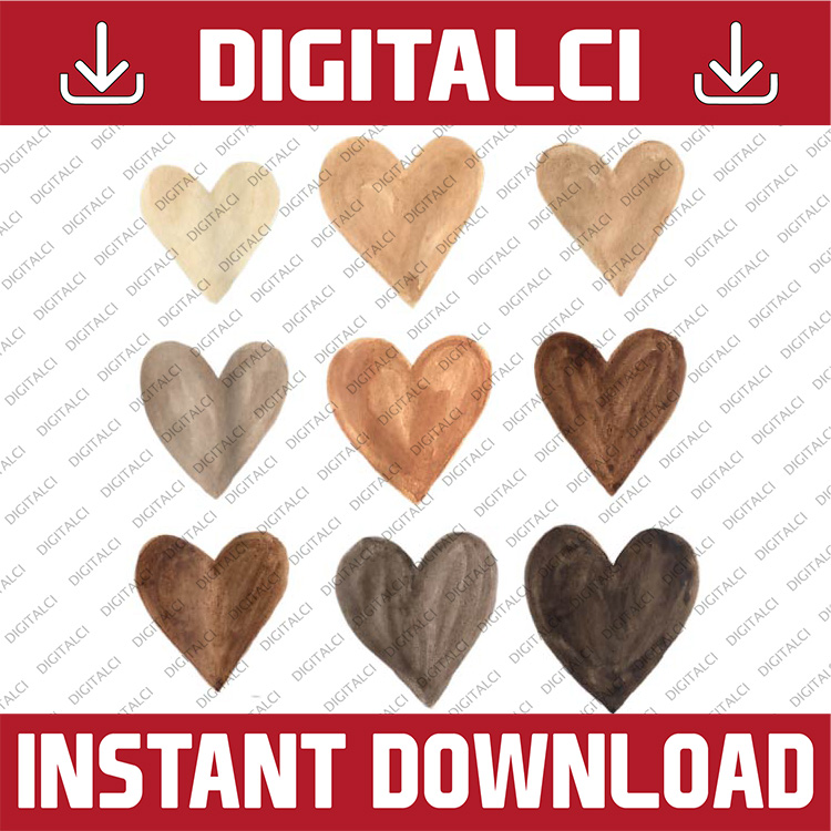 Diversity Heart Skin Tones Black Pride Melanin Kindness Blac | Inspire ...