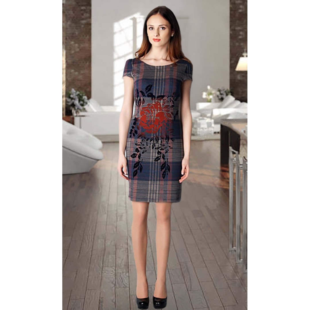 Women's Elegant Formal Cotton Dress Office Work. Party | Inspire Uplift