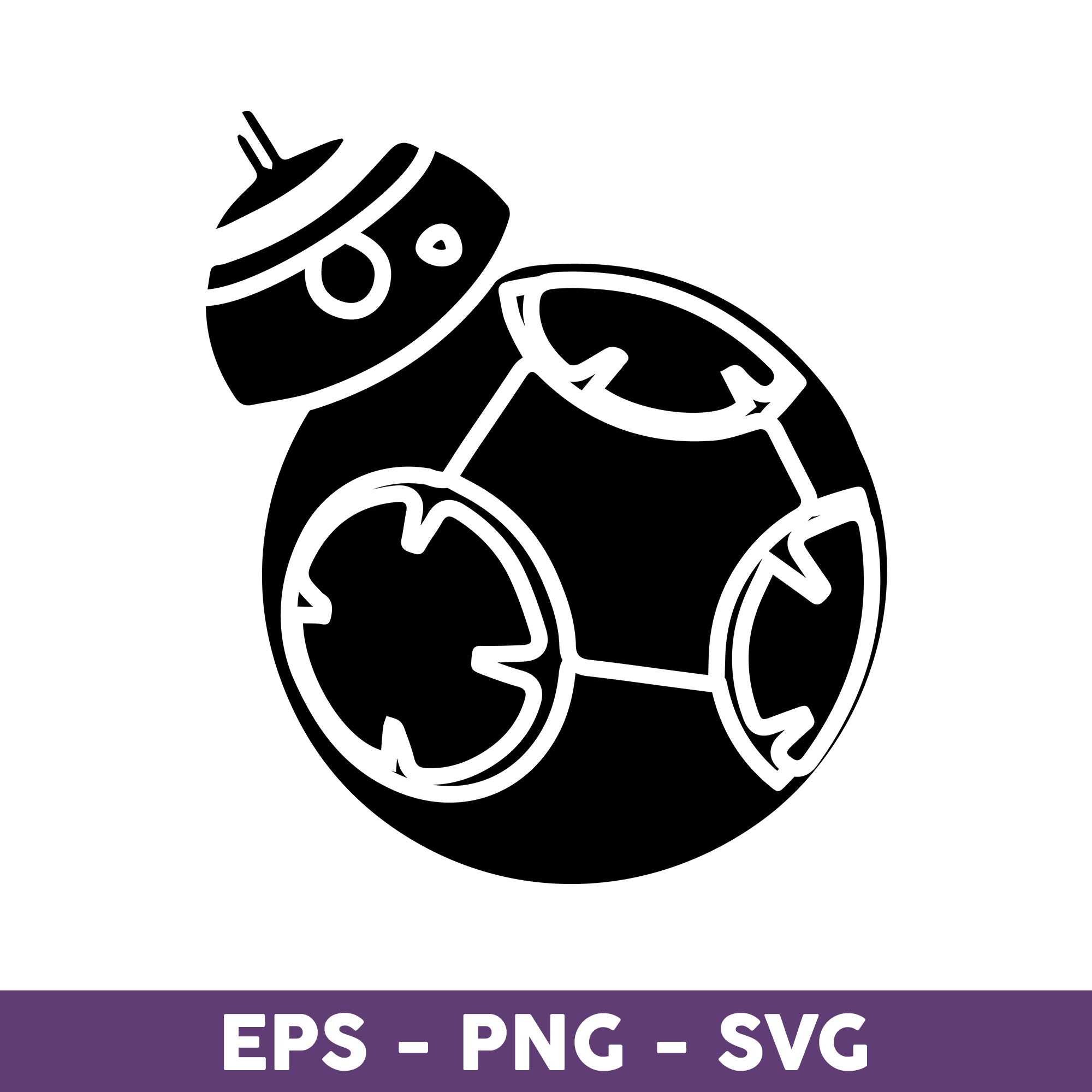 BB 8 Svg, Star Wars Robot Svg, Star Wars Svg, Yoda Svg, Baby | Inspire ...