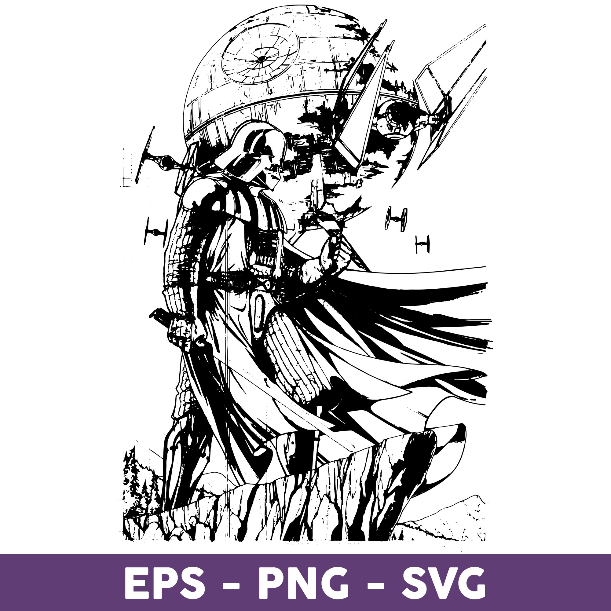 Darth Vader Svg, Star Wars Character Svg, Star Wars Svg, Yod | Inspire ...