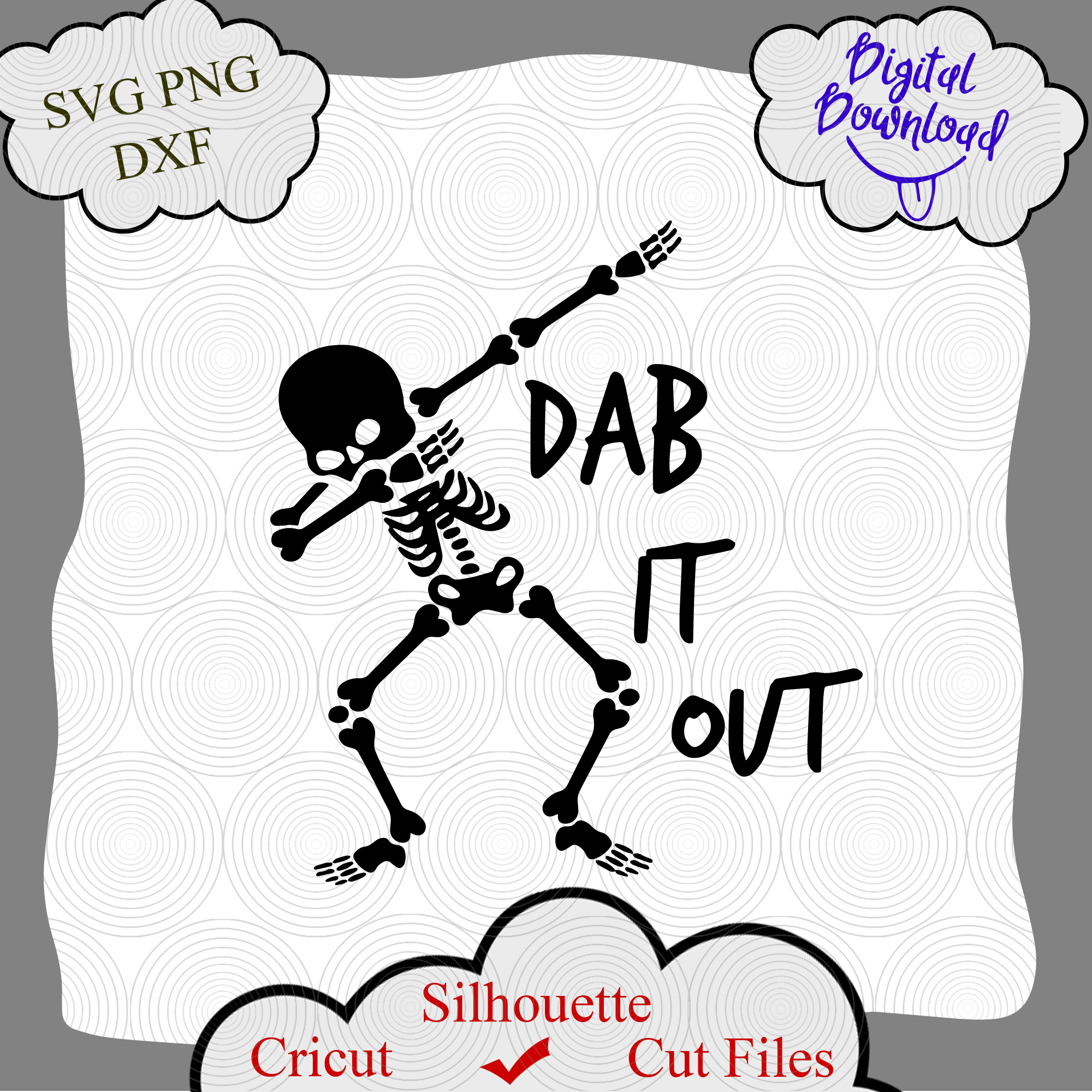 Halloween Svg, Dabbing Skeleton Svg, Dab Skeleton Svg, Dab S | Inspire ...