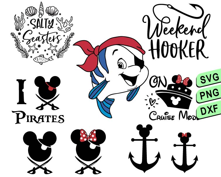 Disney Pirates svg, Disney Pirates of the Caribbean svg, dis - Inspire ...