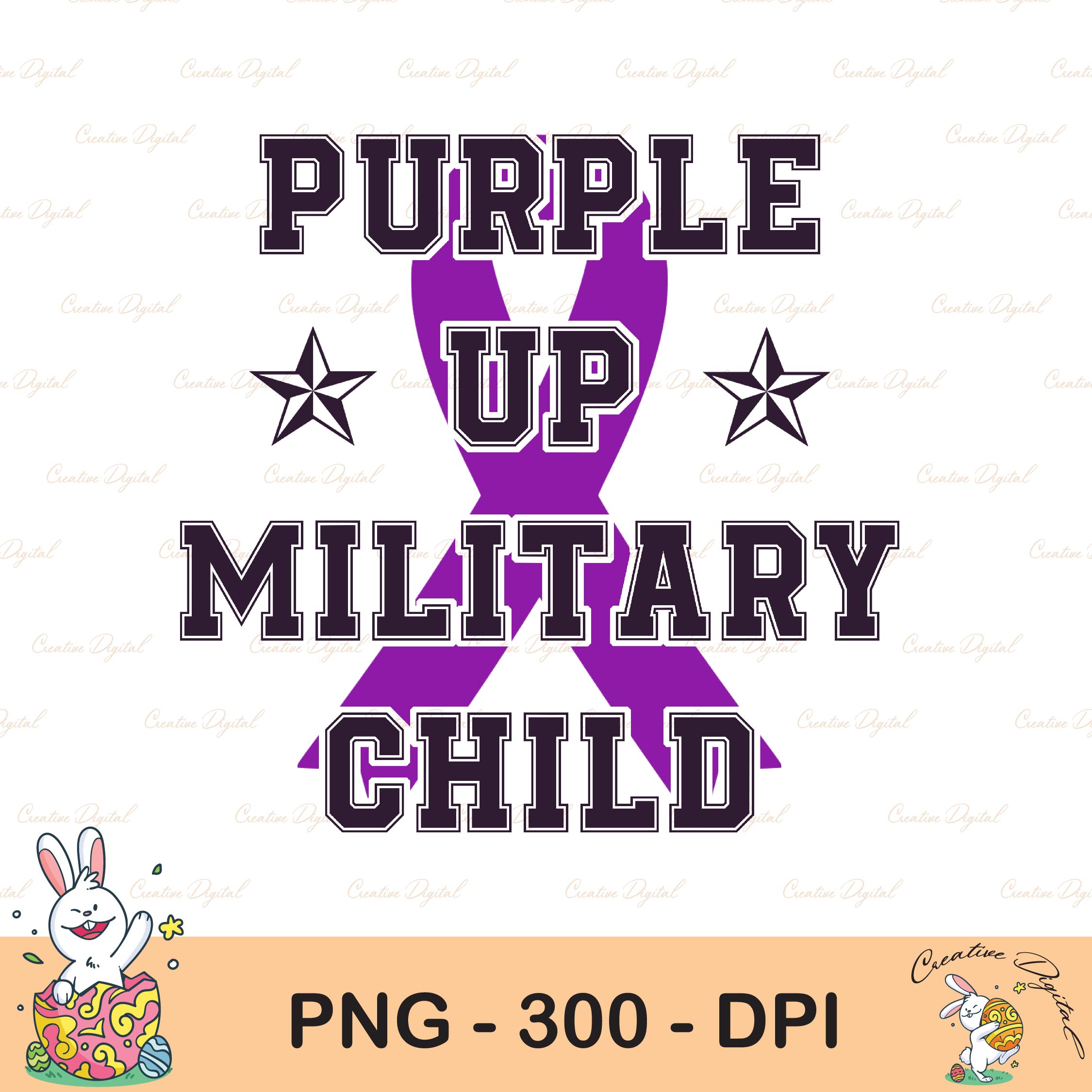 Purple Up Military Child Sublimation | Inspire Uplift