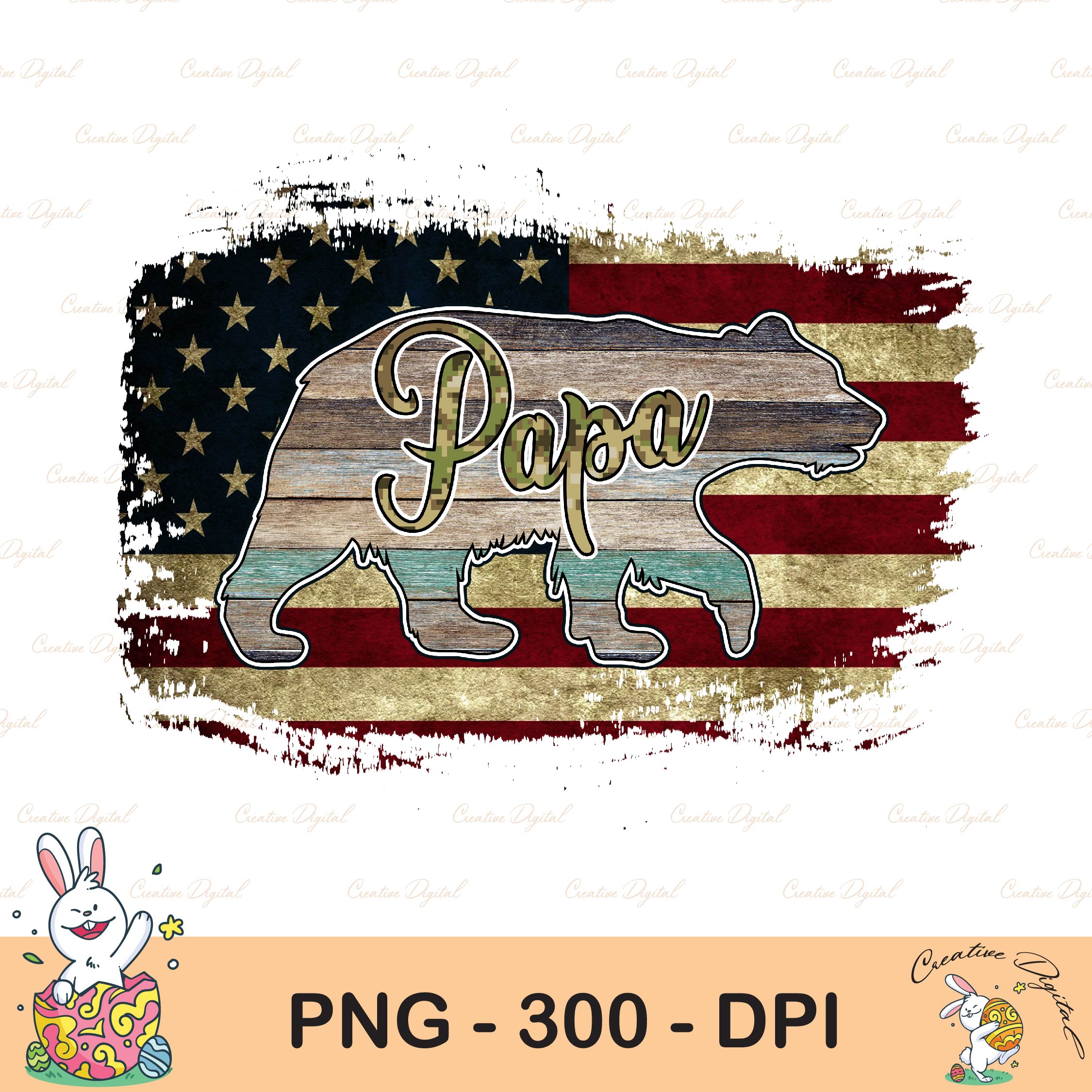 Papa Bear Sublimation png, Papa Bear PNG DXF Eps Jpg File, | Inspire Uplift