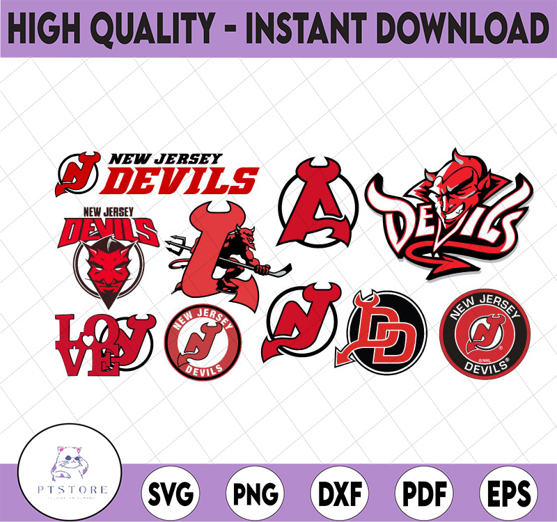 10 Files New Jersey Devils Bundle Svg, Devils Svg, NHL svg, | Inspire Uplift