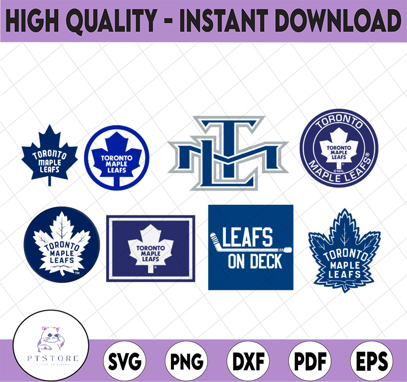 8 Files Toronto Maple Leafs Bundle Svg, Maple Leafs Svg, NHL | Inspire ...