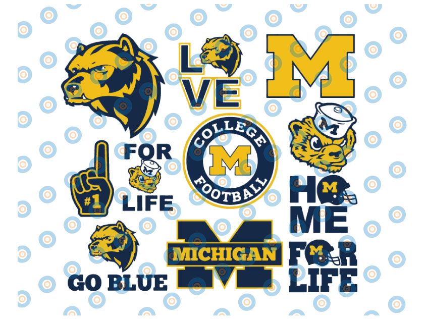 11 Files Michigan Wolverines, Michigan Wolverines svg, Michi | Inspire ...