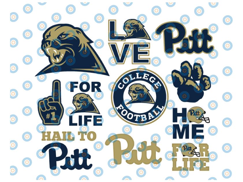 11 Files Pittsburgh Panthers Football svg, football svg, sil | Inspire ...