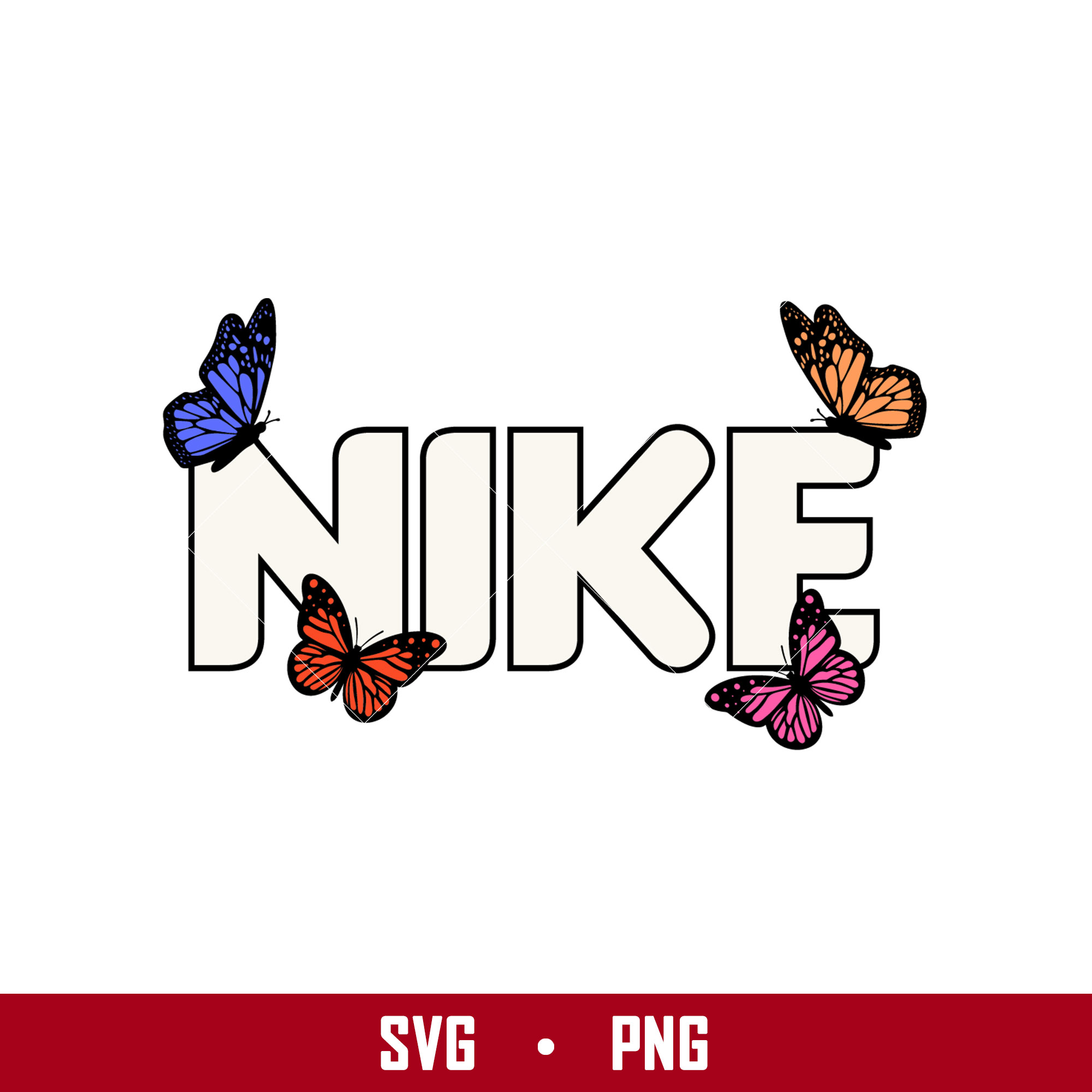 Nike Butterfly Sublimation Svg, Nike Logo Svg, Butterfly Svg | Inspire ...