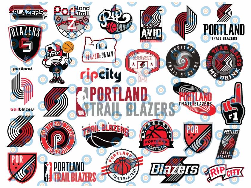30 Files NBA Portland Trail Blazers svg,Portland svg,Trail s | Inspire ...