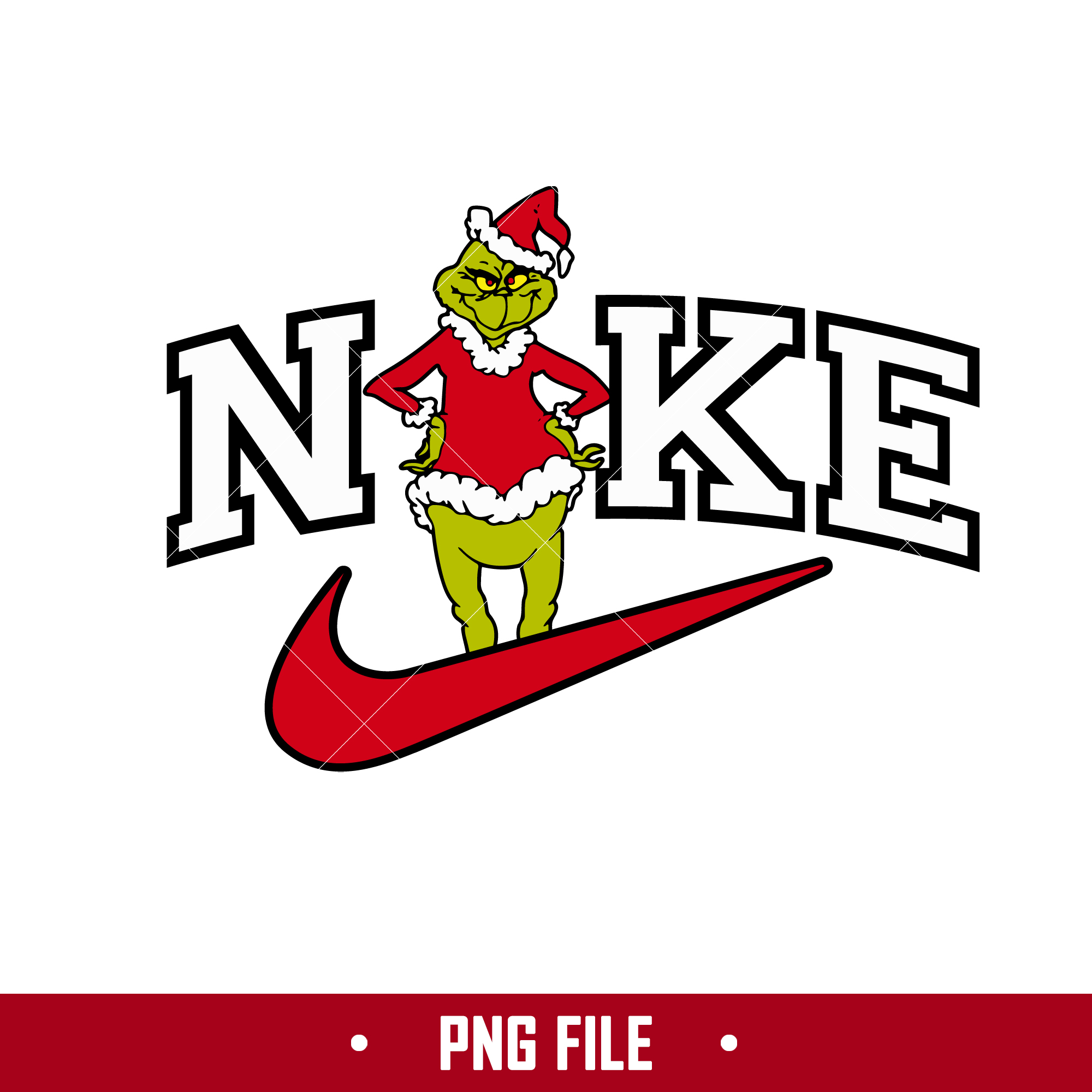 Nike Grinch Christmas Svg, Grich Christmas Swoosh Svg, Nike | Inspire ...