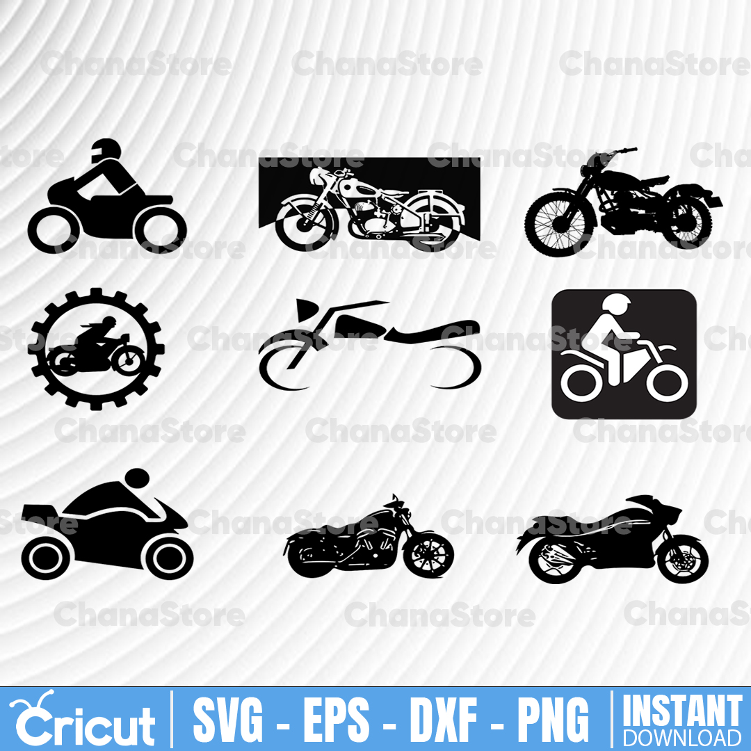 Motorcycle Svg, Motorbike Svg, Chopper Svg Cruiser Svg Harle | Inspire ...